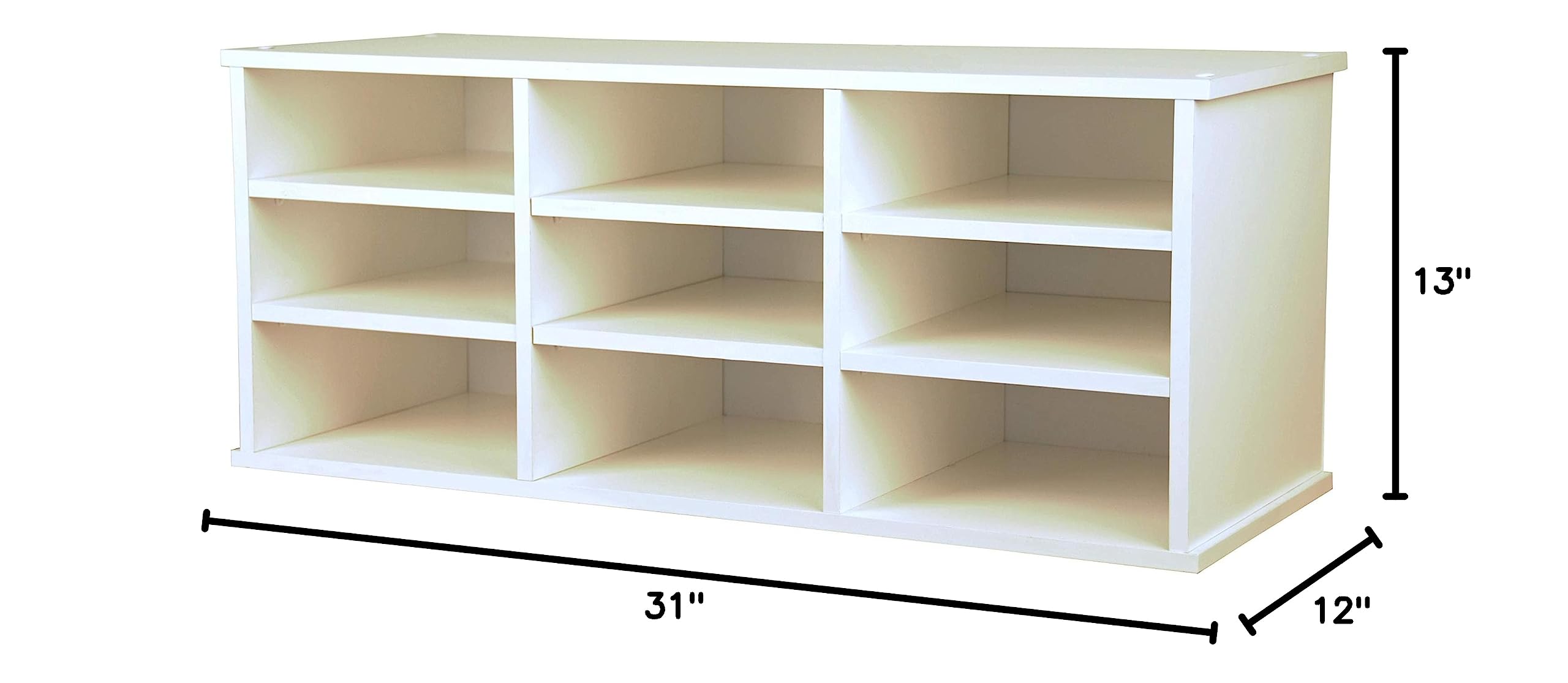 Venture Horizon 9 Compartment Organizer White