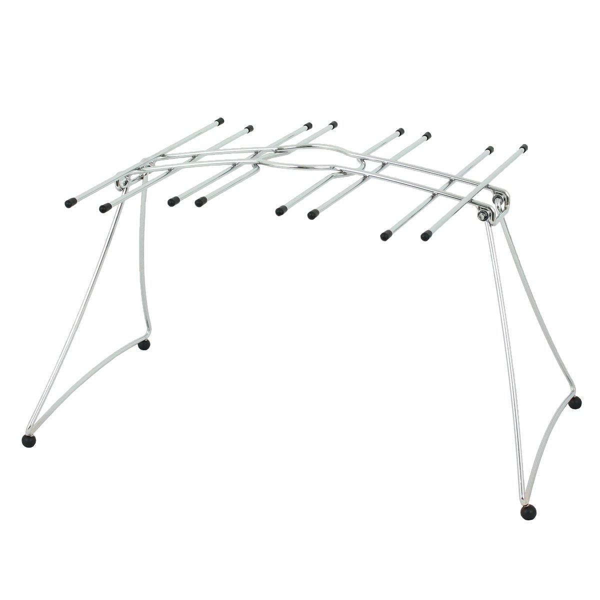 Oenophilia Fusion Stemware Wine Decanter Drying and Storage Rack - 16 Wine Glass Rack and Holder, Foldable