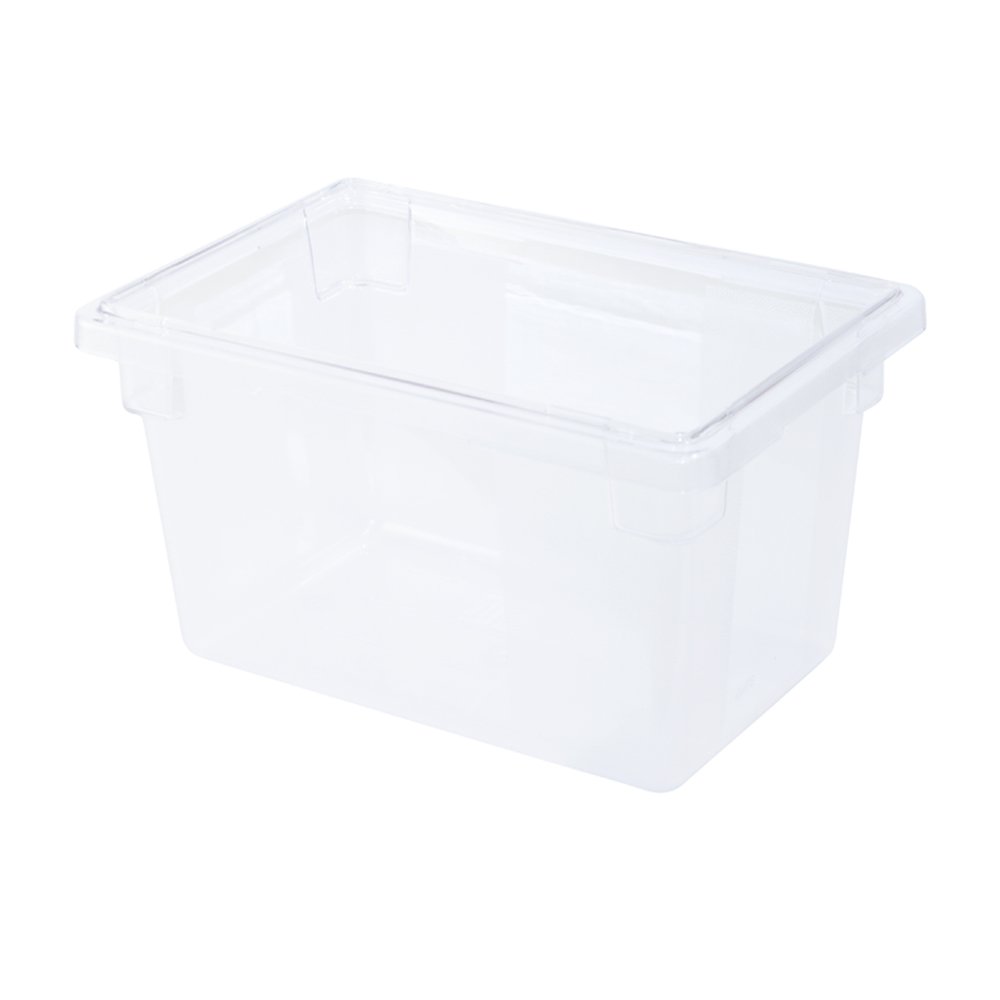 Rubbermaid Commercial Products-Food Storage Box/Tote for Restaurant/Kitchen/Cafeteria, 21.5 Gallon, Clear (FG330100CLR)
