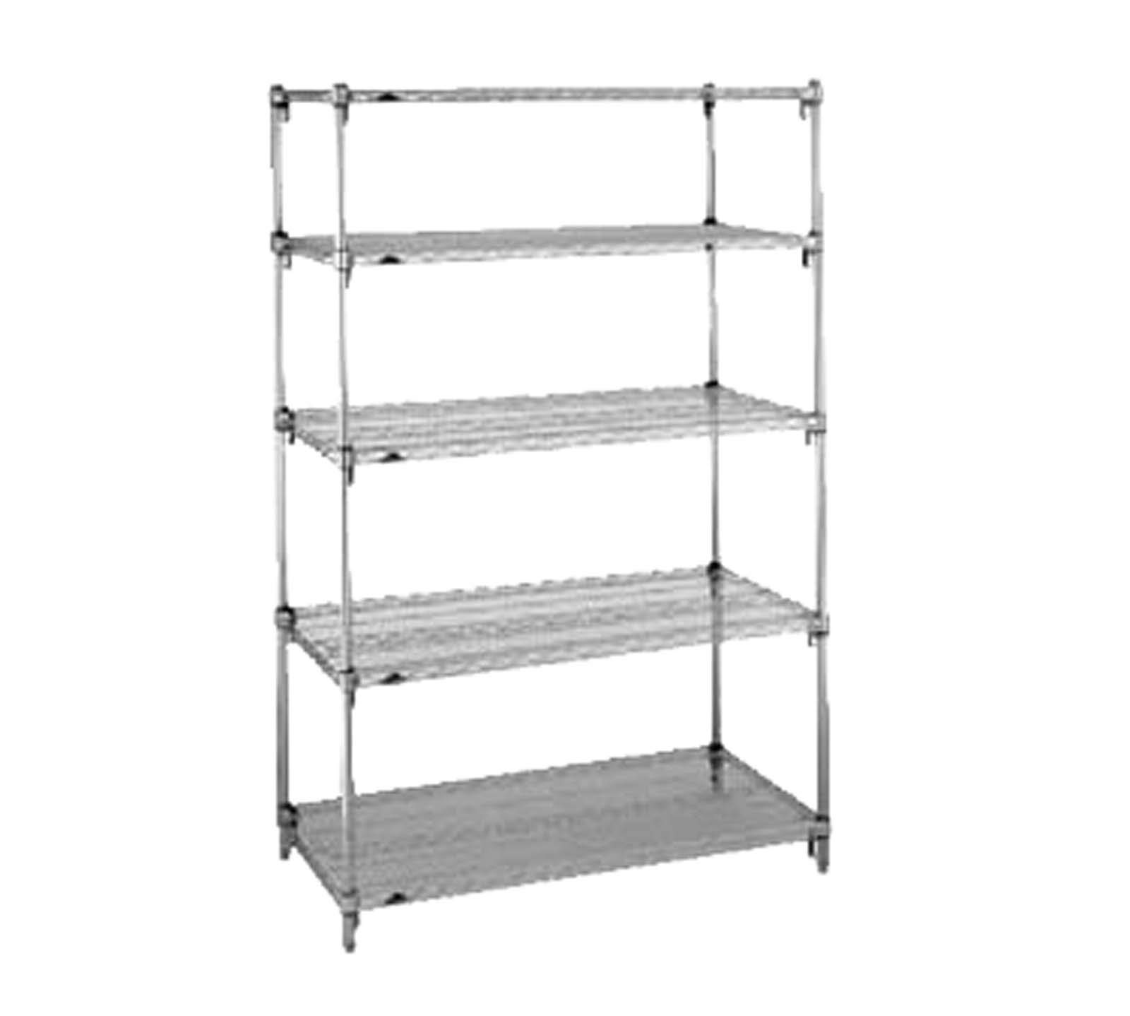 Wire Shelf, 24x24 in, Chrome Plated