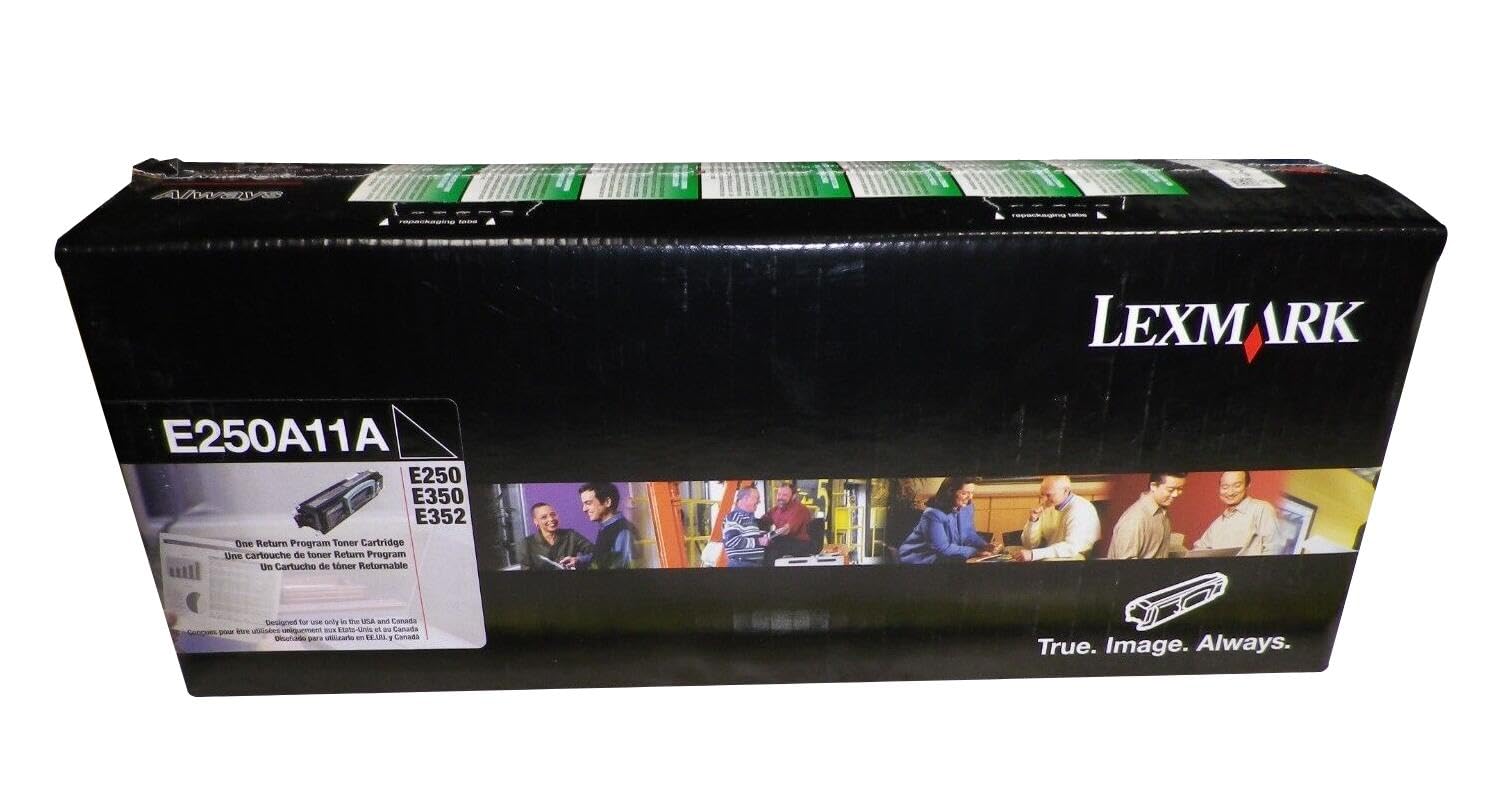 Lexmark E250A11A E250 E350 E352 Toner Cartridge (Black) in Retail Packaging