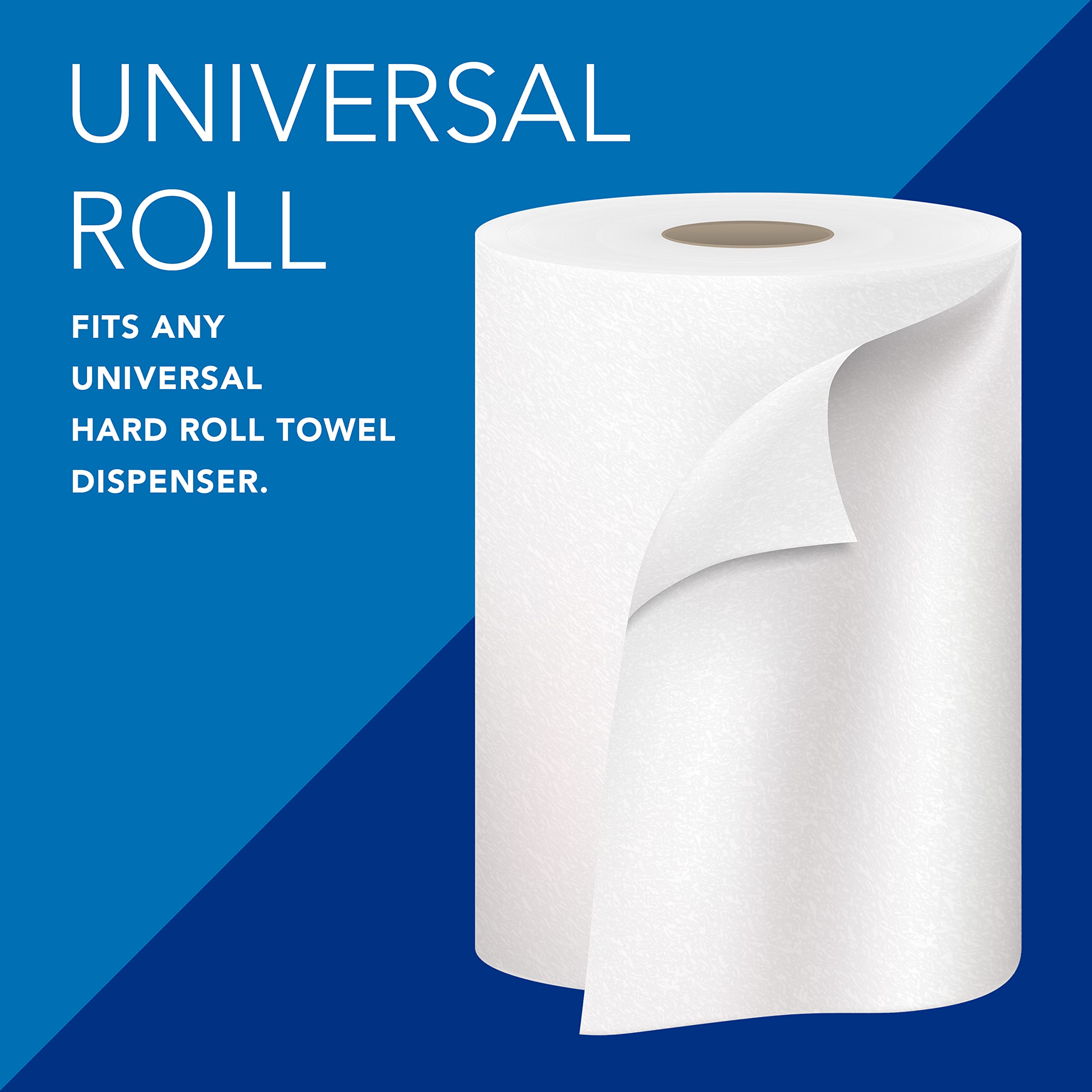 Scott Essential High Capacity Hard Roll Paper Towels (01005), White, 1000'/Roll, 6 Paper Towel Rolls/Convenience Case