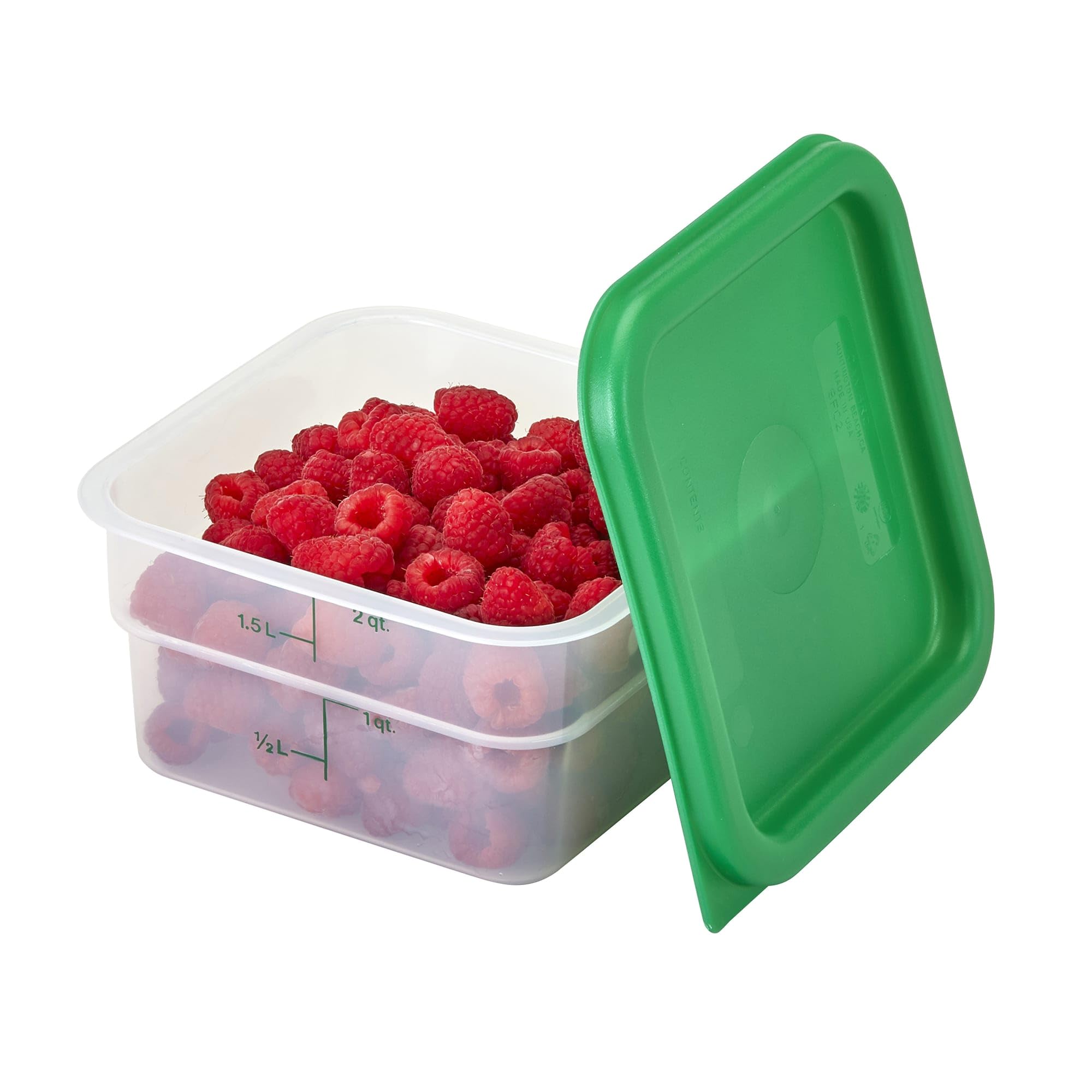 Cambro (2SFSPP190) 2 qt Polypropylene Food Storage Container - CamSquare®