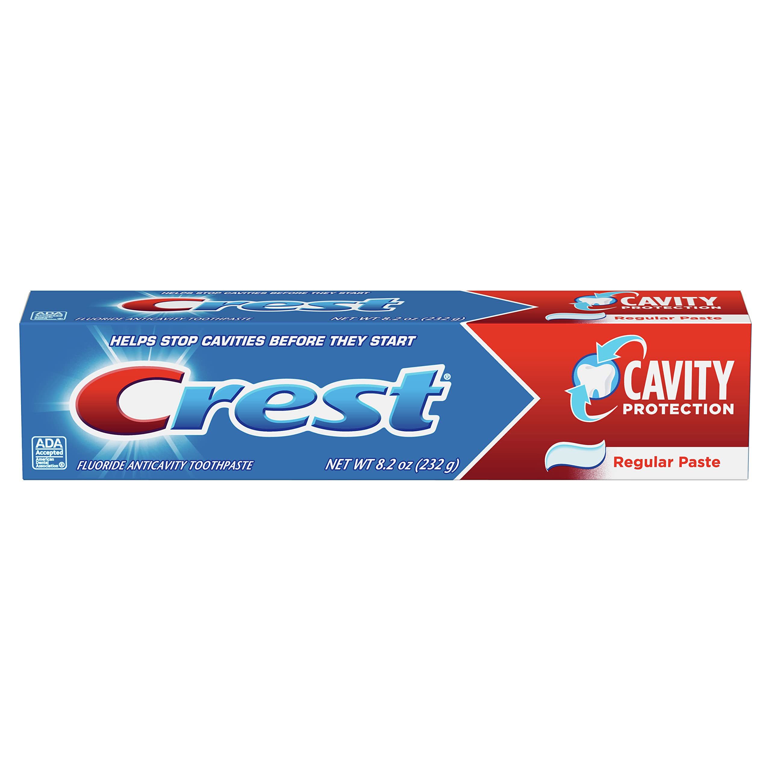 Crest Cavity Protection Toothpaste, Regular, 8.2 Oz (Pack of 6)