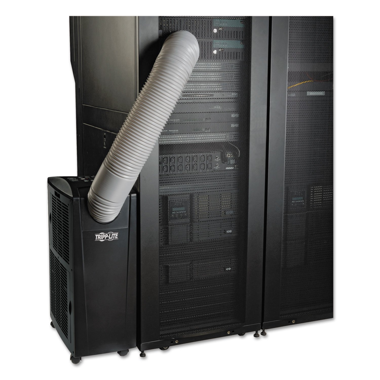 Tripp Lite Portable Air Conditioner for Server Racks and Spot Cooling, Self-Contained AC Unit, 12000 BTU (3.5kW), 120V, Gen 2 (SRCOOL12K) , Black