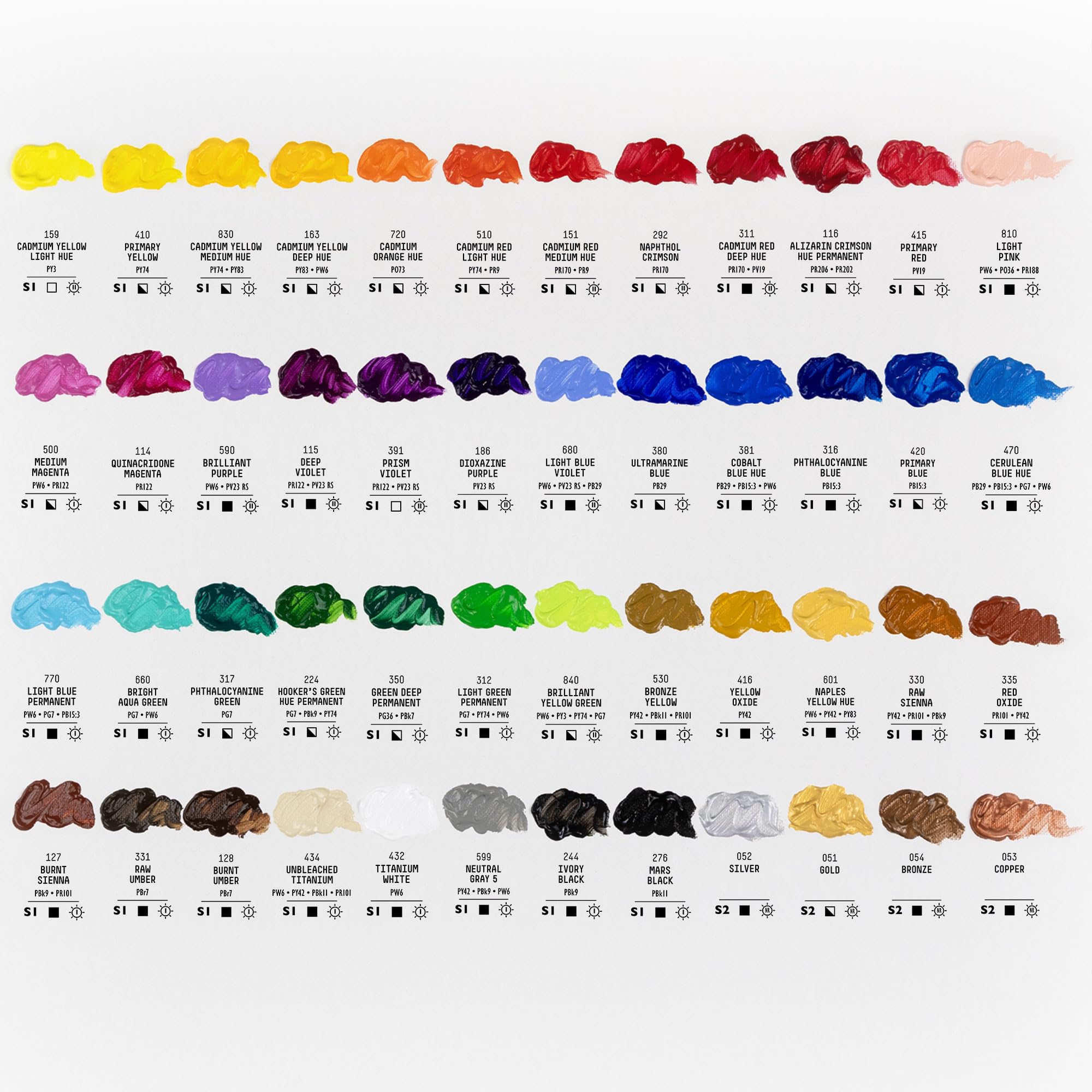 Liquitex BASICS Acrylic Paint Set, 48 x 22ml (0.74-oz) Tube Set