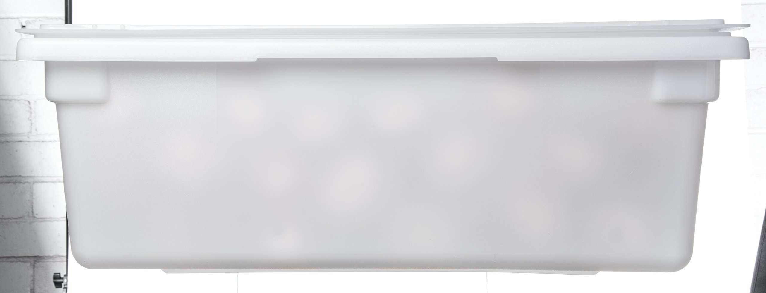 CFS 1064202 Polyethylene Food Box Storage Container, White