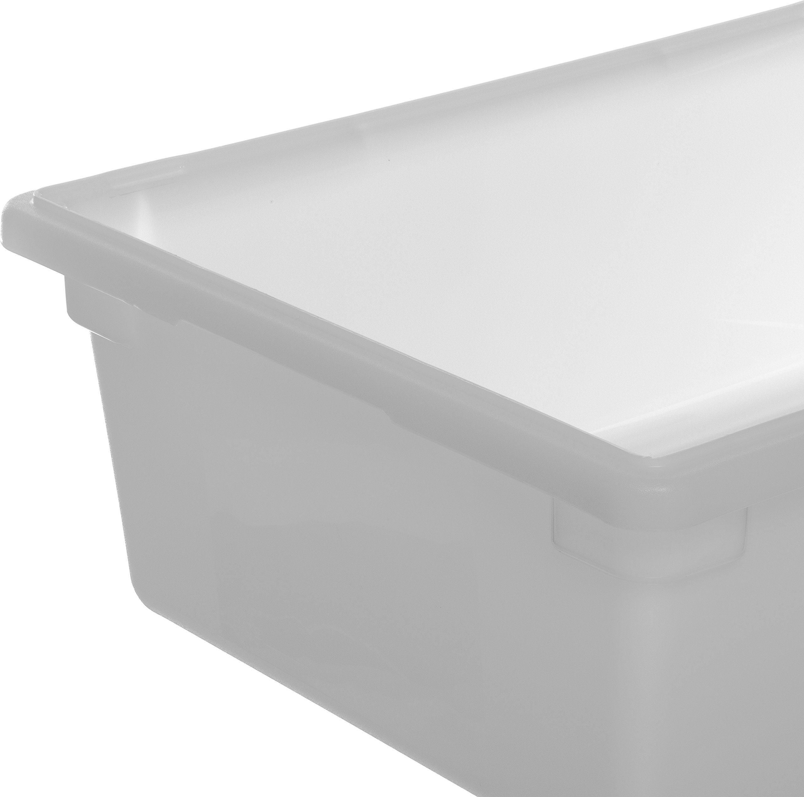 CFS 1064202 Polyethylene Food Box Storage Container, White