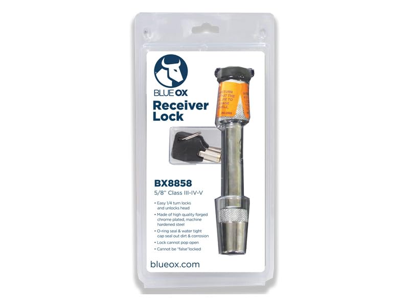Blue Ox BX8858 5/8" Receiver Lock for 2" receivers