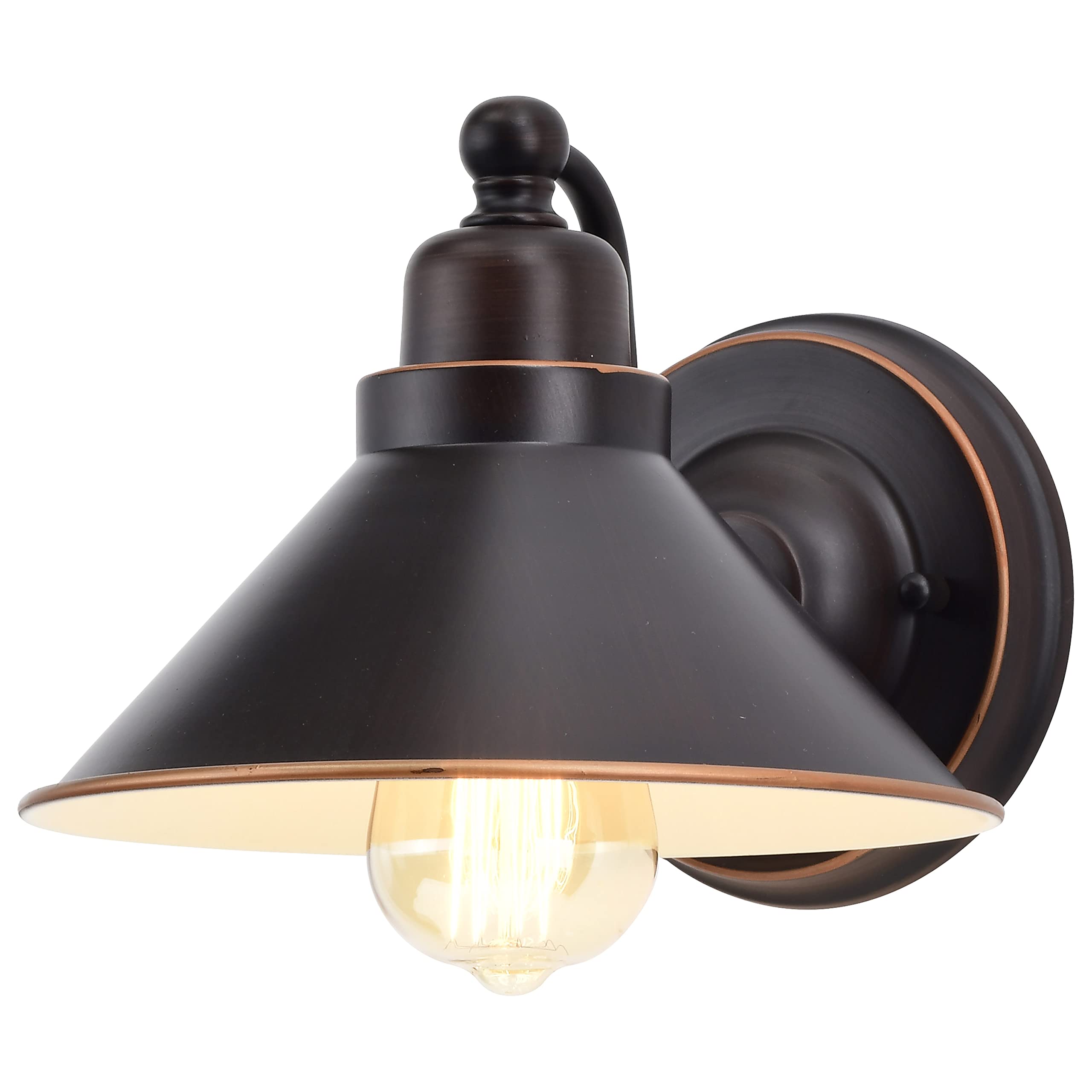 Nuvo 60/1709 One Vanity Bridgeview Light Fixture, 1Lt Wall Sconce, Mission dust Bronze