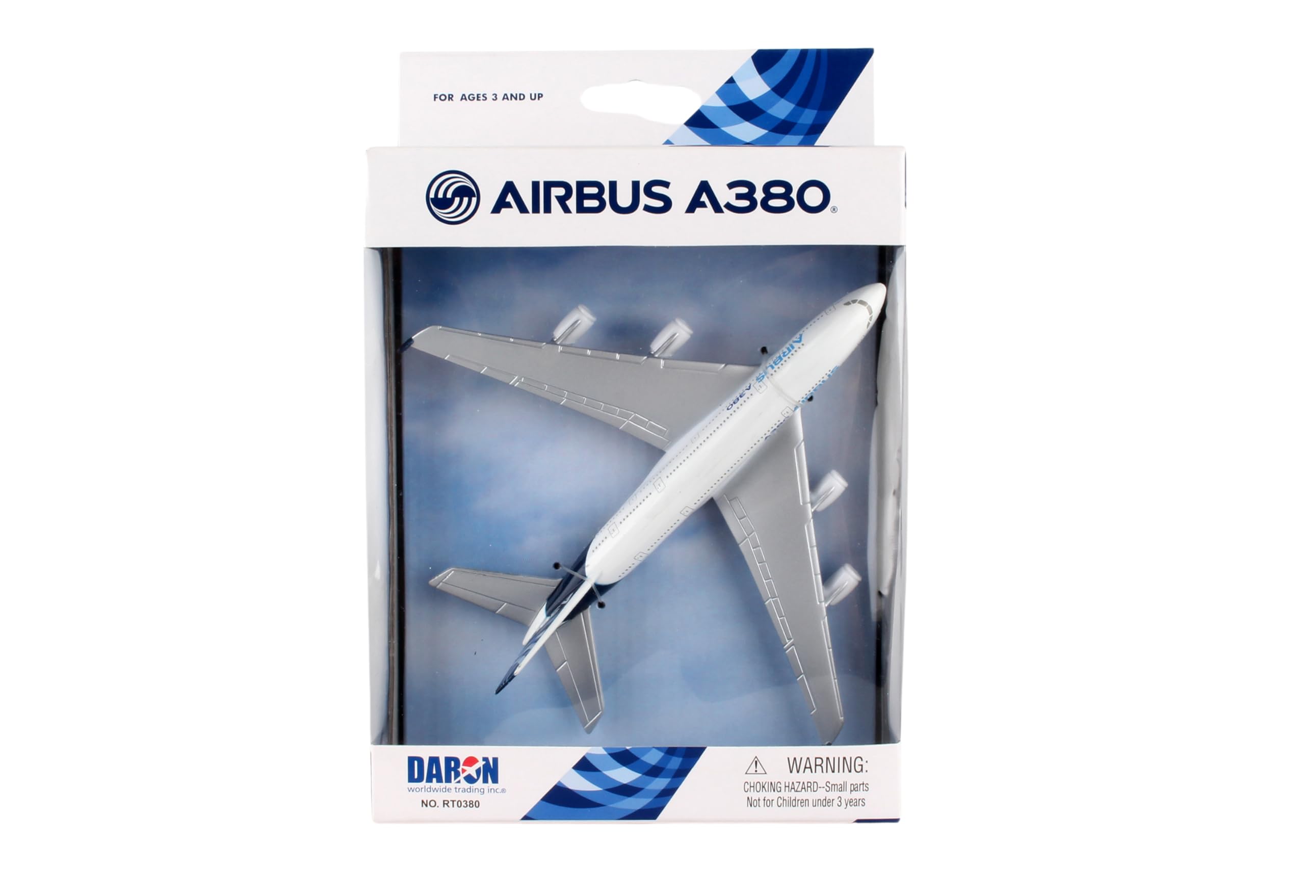 Daron Airbus Single Plane A380 White
