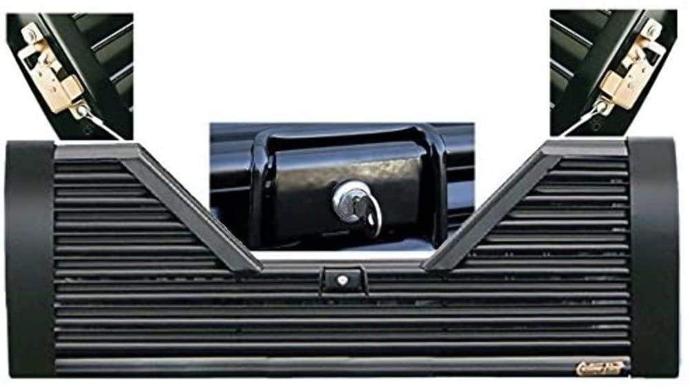 Custom Flow V-EL17 5th Wheel Vented Tailgate,Black powdercoat
