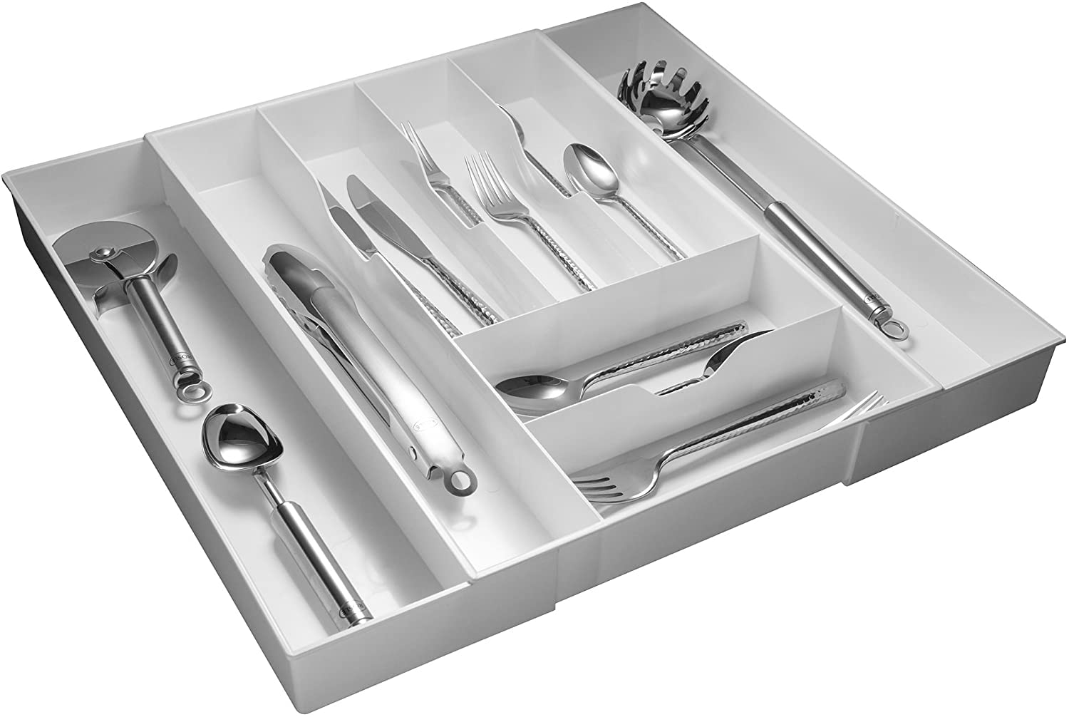 Dial Industries, Inc. Mega Expand-A-Drawer Cutlery and Utensil Drawer Organizer