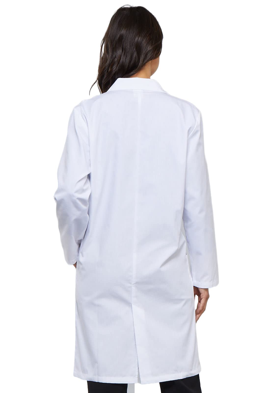 Cherokee 40 Inch Unisex Lab Coat, White, Medium
