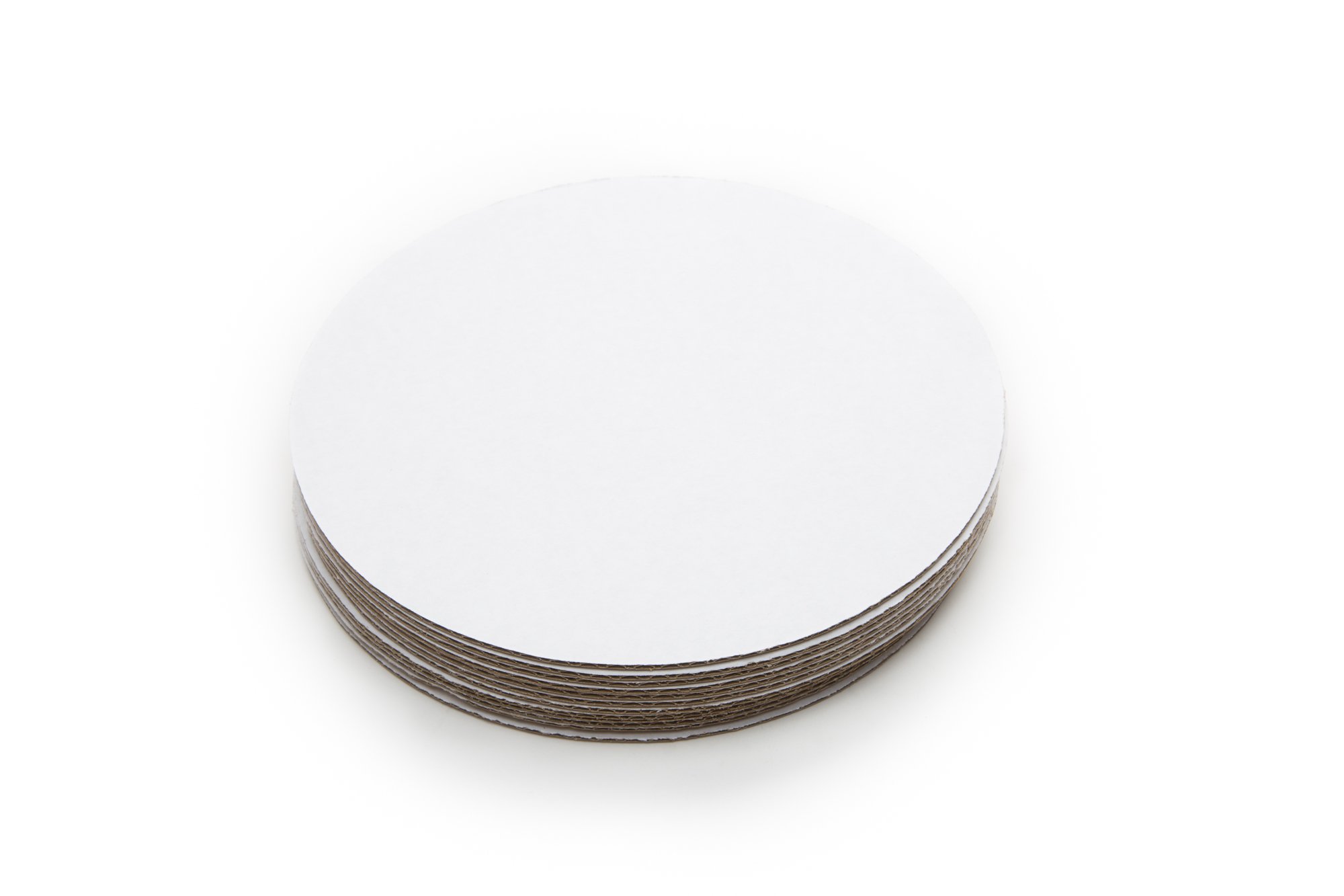 Fox Run Round Cake Base, Cardboard, 8-Inch, Pack of 12