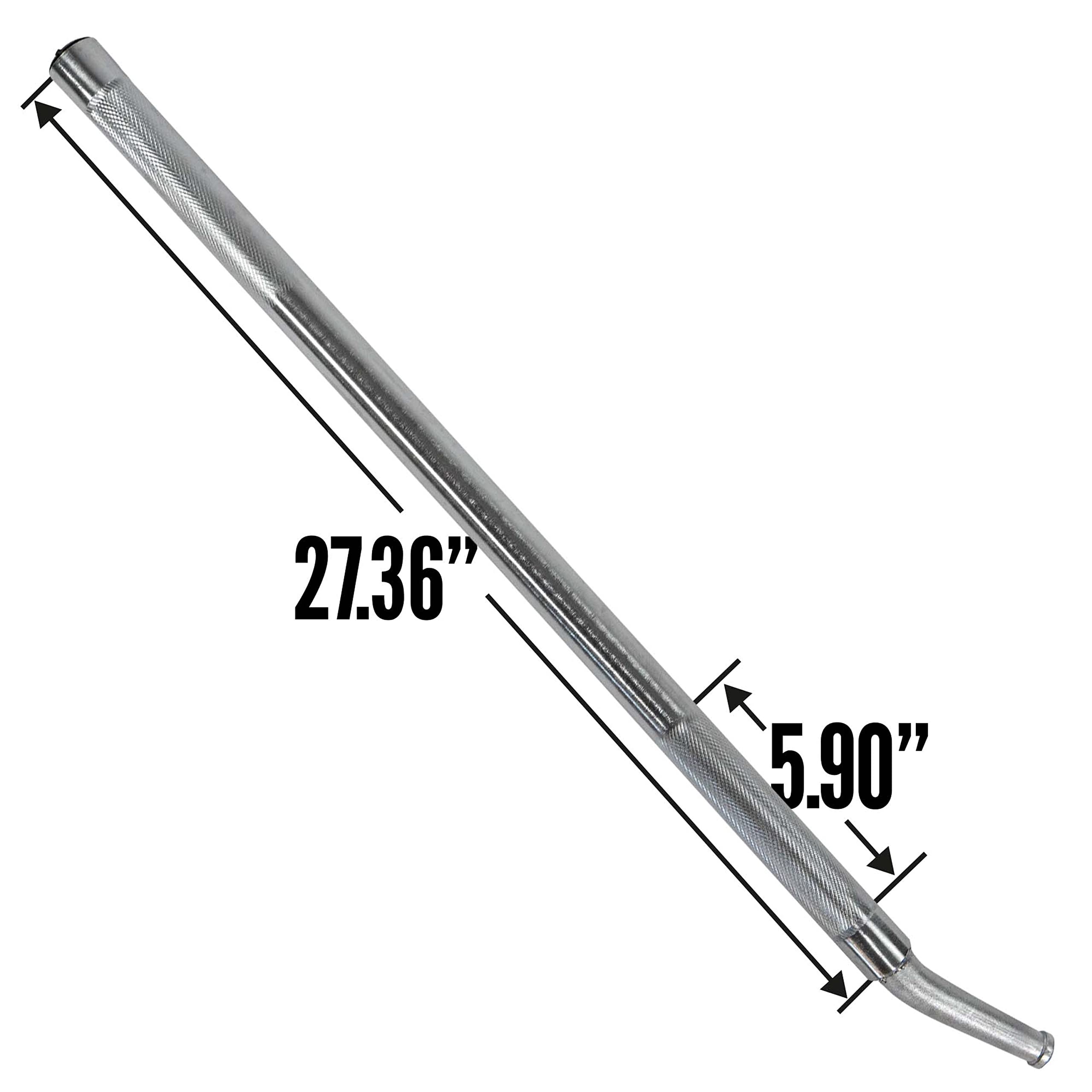 US Cargo Control Standard Chrome Winch Bar, Steel Ratchet Winch Bar for Cargo Tie Down, Made with Non-Slip Handle and Angular Bend for Easy Tightening, 31.5 Inches
