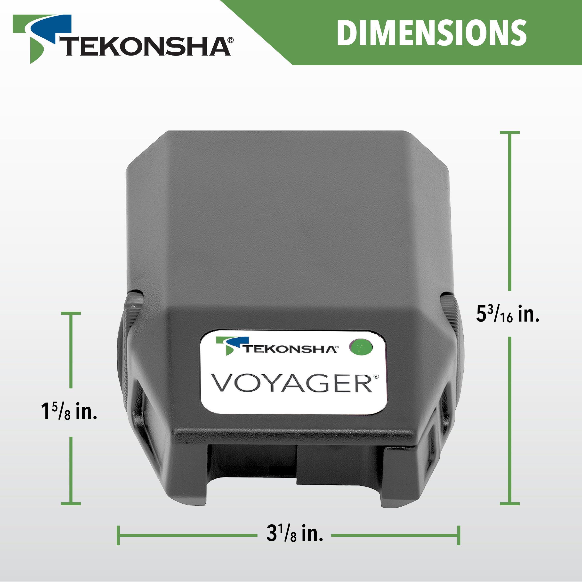 Tekonsha 9030 Voyager Electronic Brake Control , Black