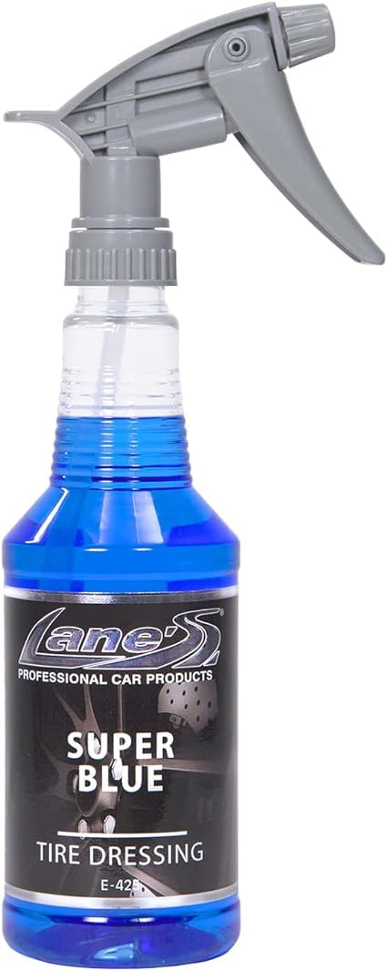 Lane’s Car Tire Shine Spray (16oz) for Long Lasting Extra Glossy Shine. An Easy to Use Protection from Cracks, Dullness & UV for Your Vehicle Tires