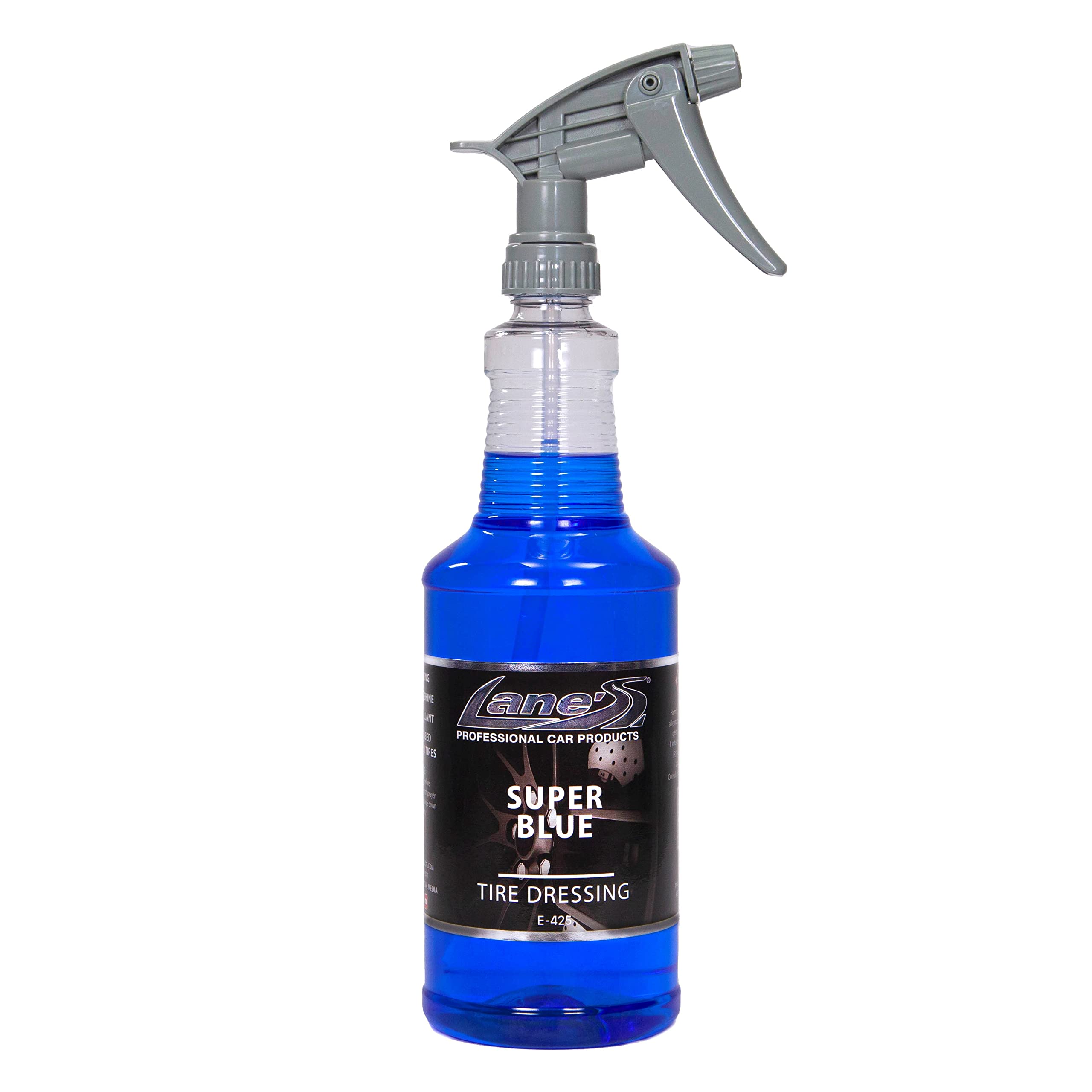 Lane’s Car Tire Shine Spray (32oz) for Long Lasting Extra Glossy Shine. An Easy to Use Protection from Cracks, Dullness & UV for Your Vehicle Tires