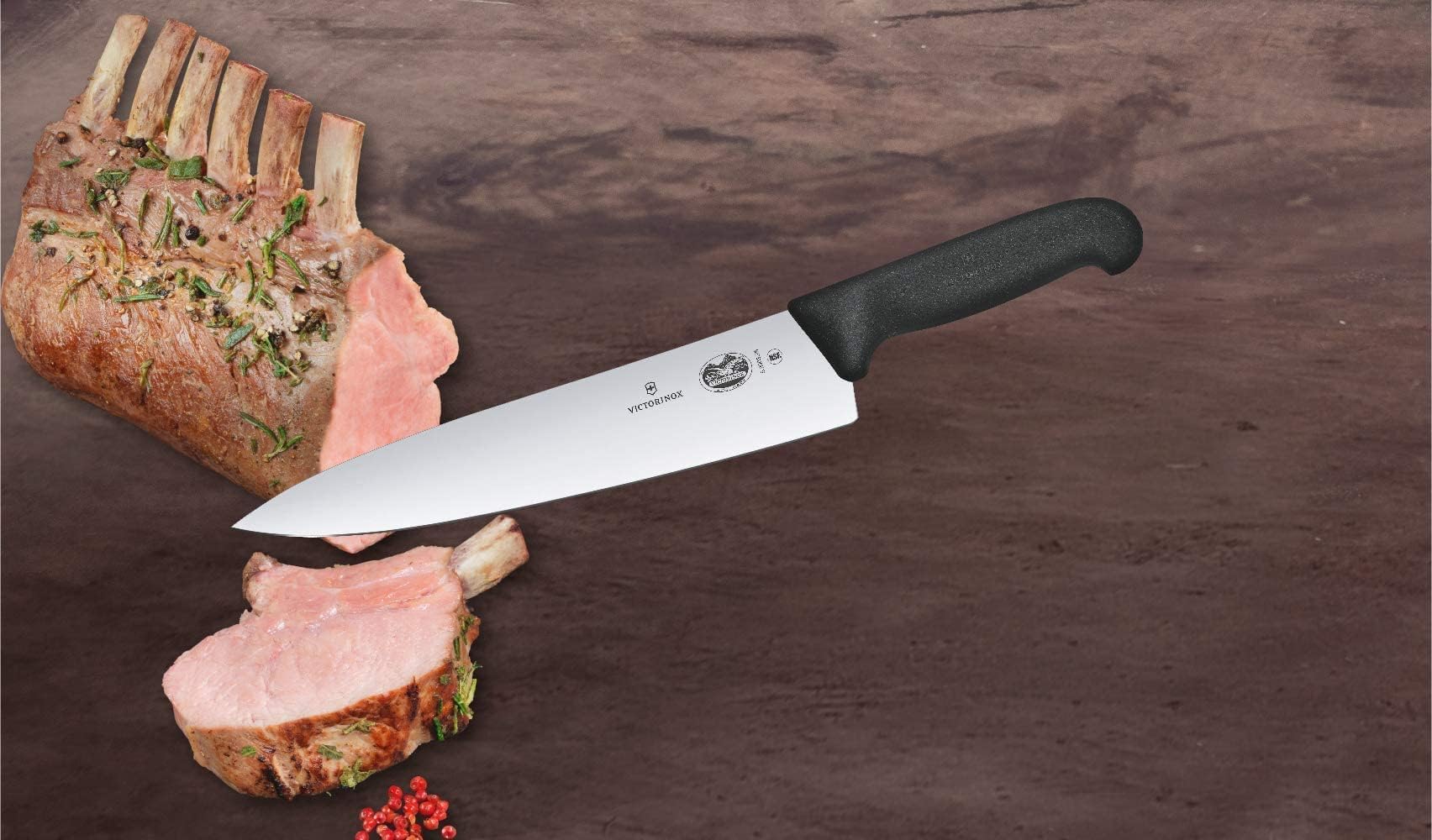 Victorinox 10-Inch Fibrox Pro Chef's Knife, Black