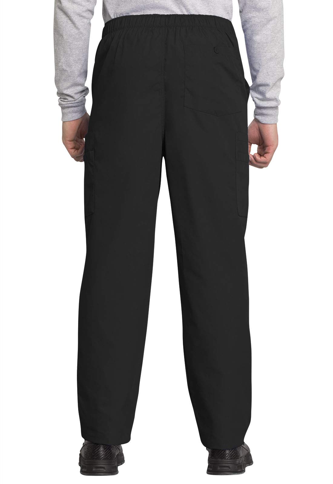Cherokee Men's Originals Cargo Scrubs Pant, Black, Large