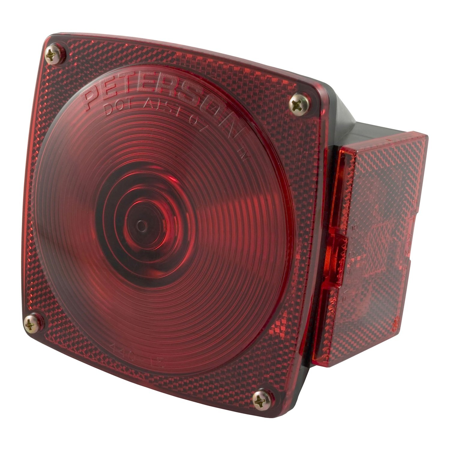 CURT 53440 Passenger-Side Combination Replacement Trailer Light, Stop Tail Turn