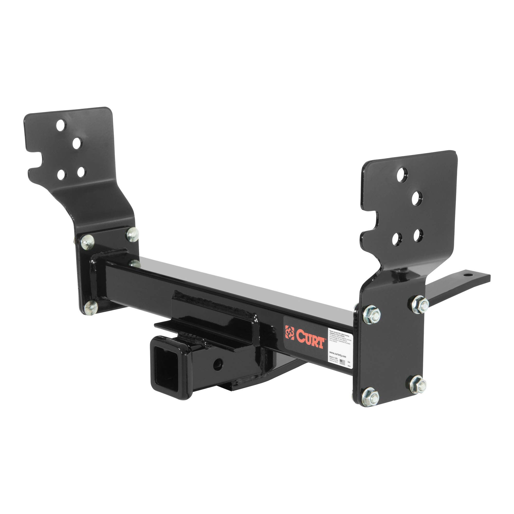 CURT 31322 2-Inch Front Receiver Hitch, Select Chevrolet Silverado, GMC Sierra 1500, Black