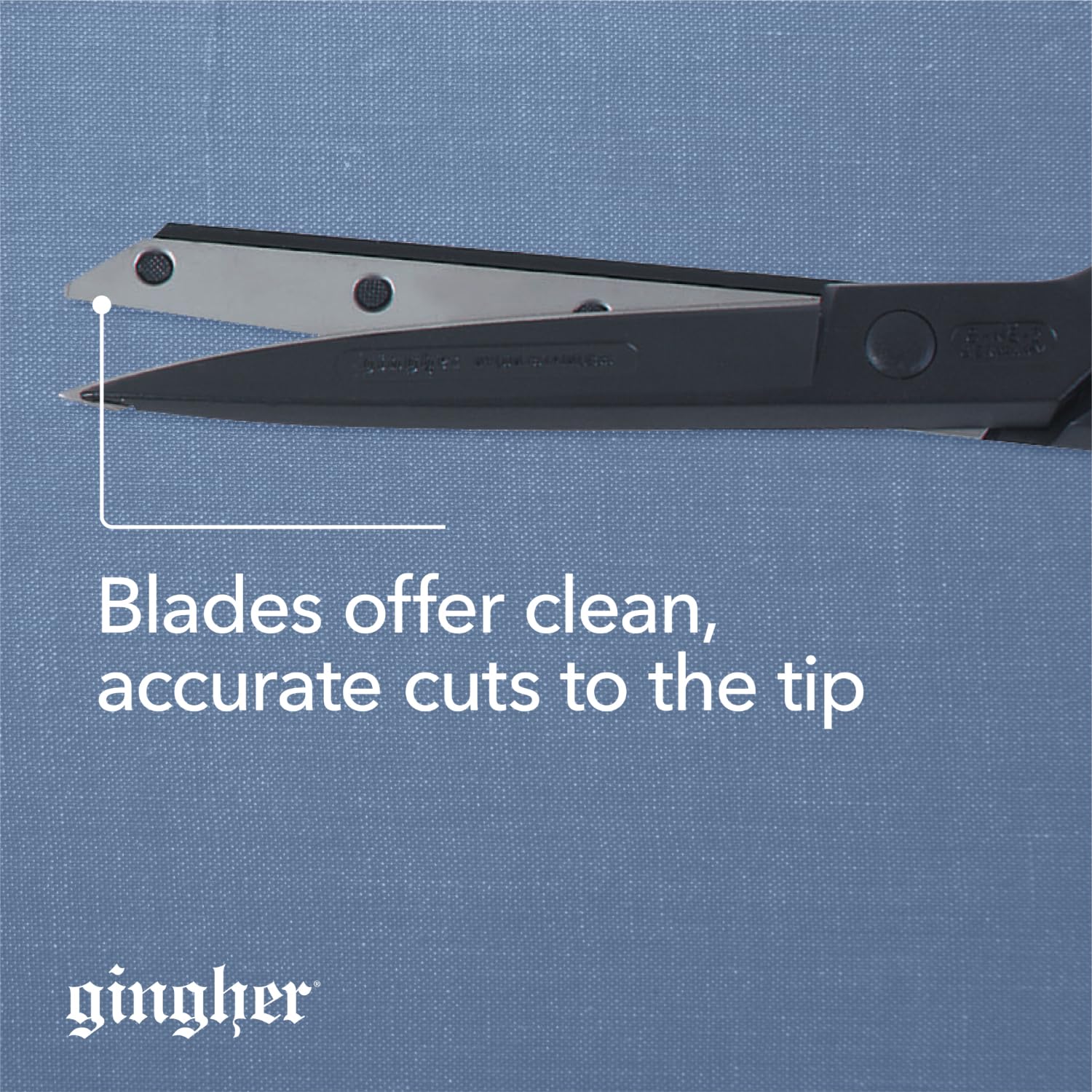 Gingher 8 Inch Featherweight Bent Handle Scissors