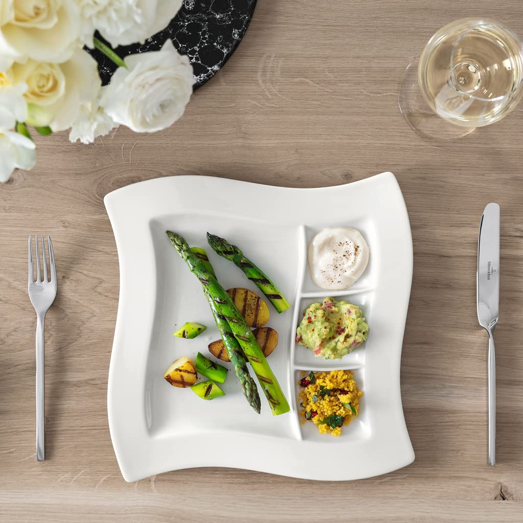 Villeroy & Boch New Wave Grill Plate, 10.5 in, White