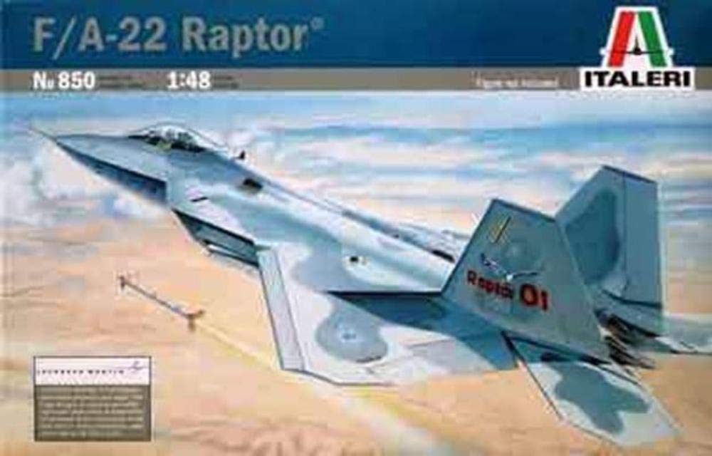 Italeri Models Lockheed Martin F-22 Raptor Plane Model Kit
