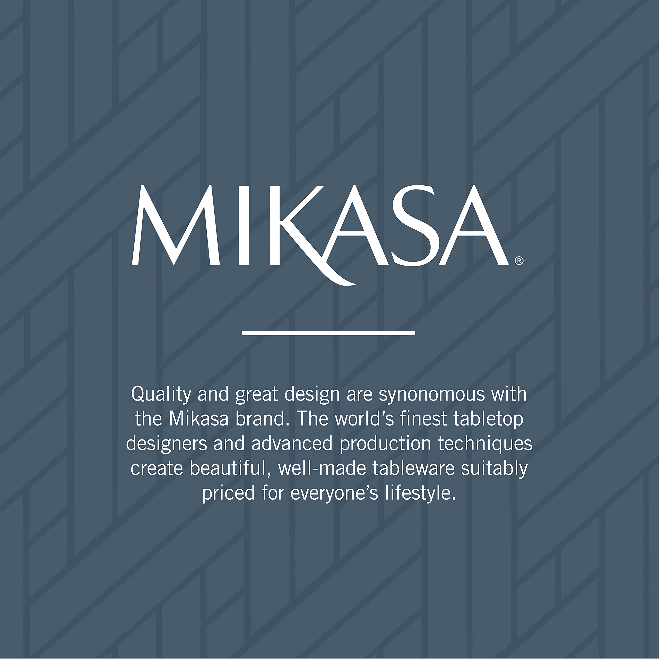 Mikasa Bravo 65-Piece Stainless Steel Flatware Set, Service for 12