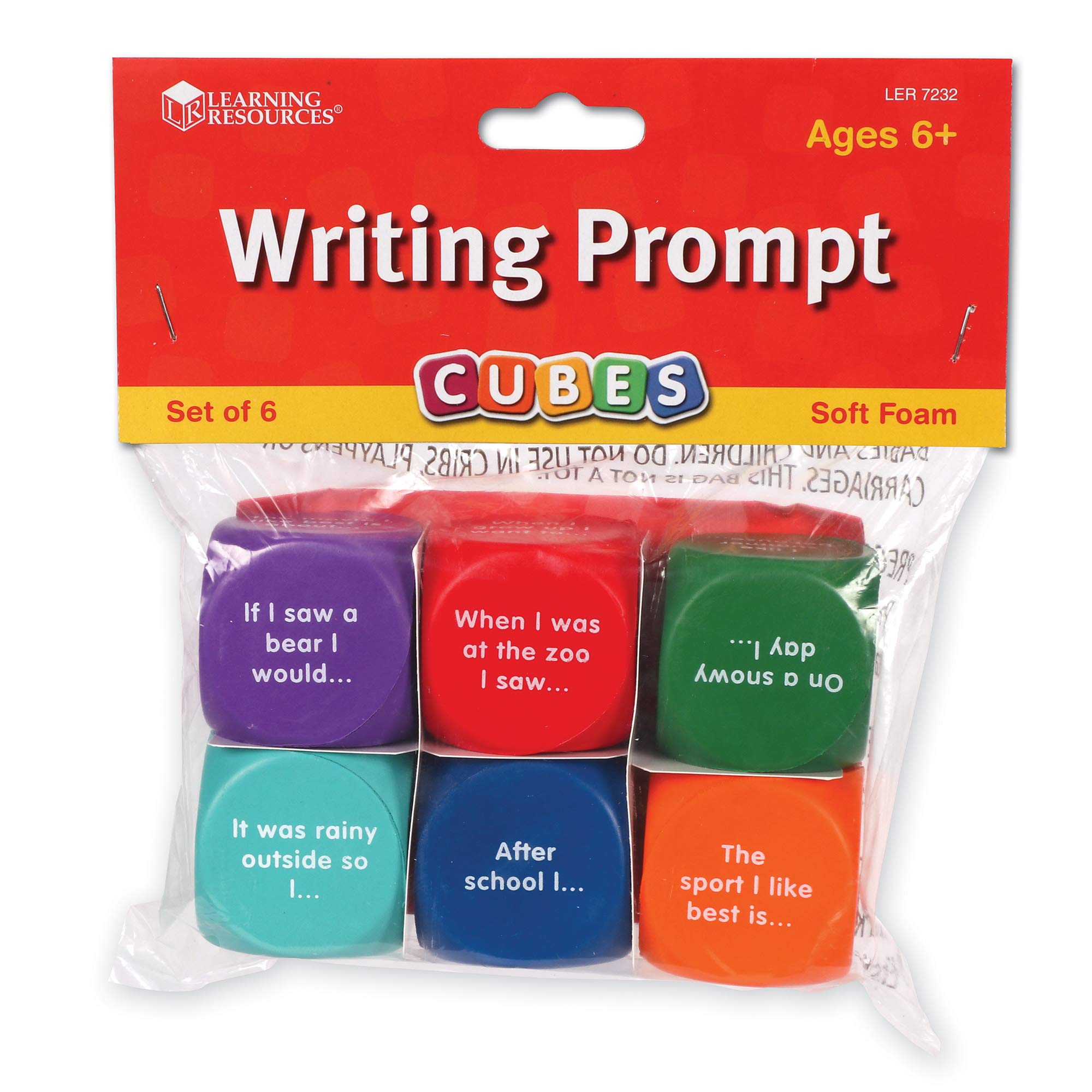 Learning Resources Writing Prompt Cubes