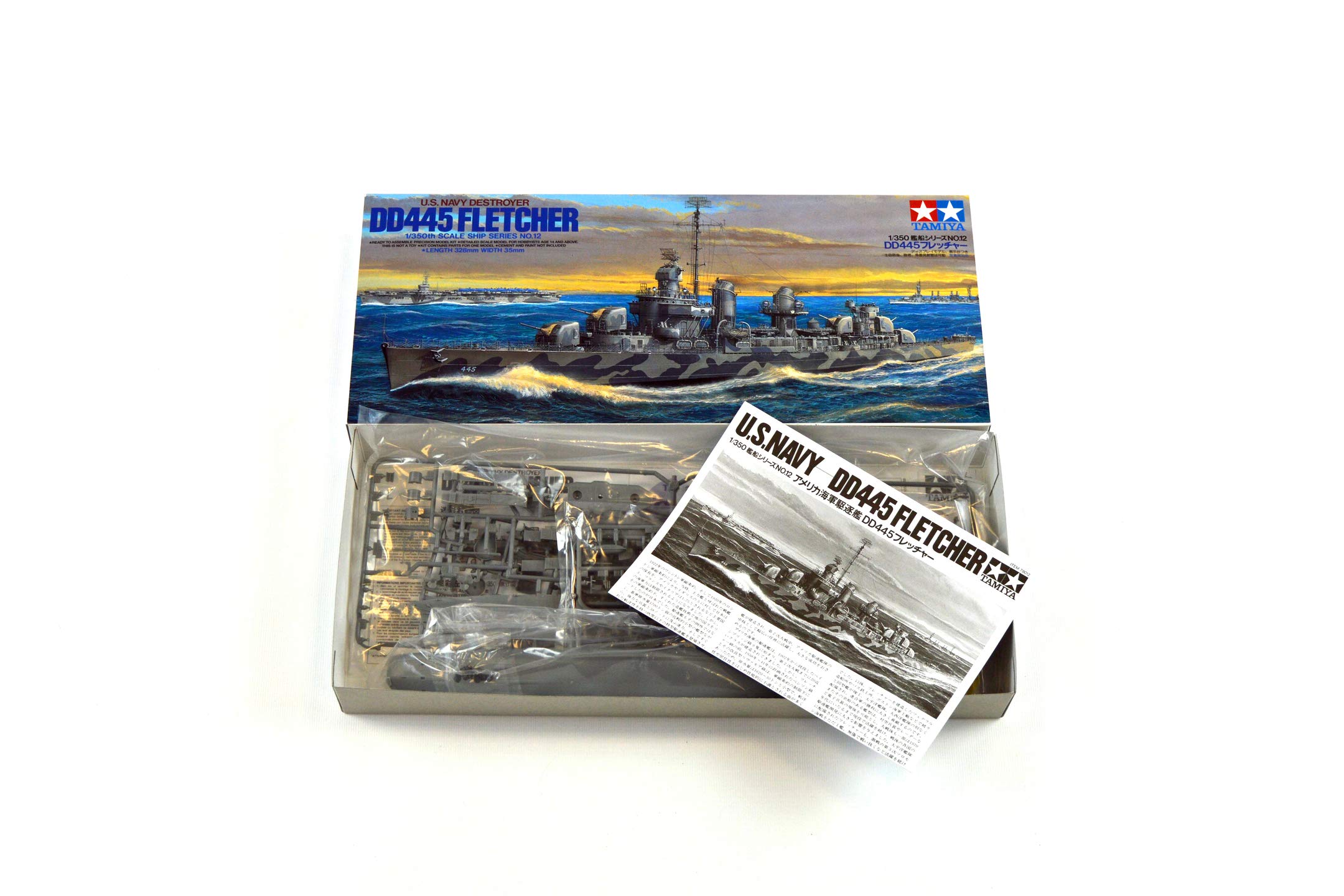 Tamiya Models Fletcher Class Destroyer