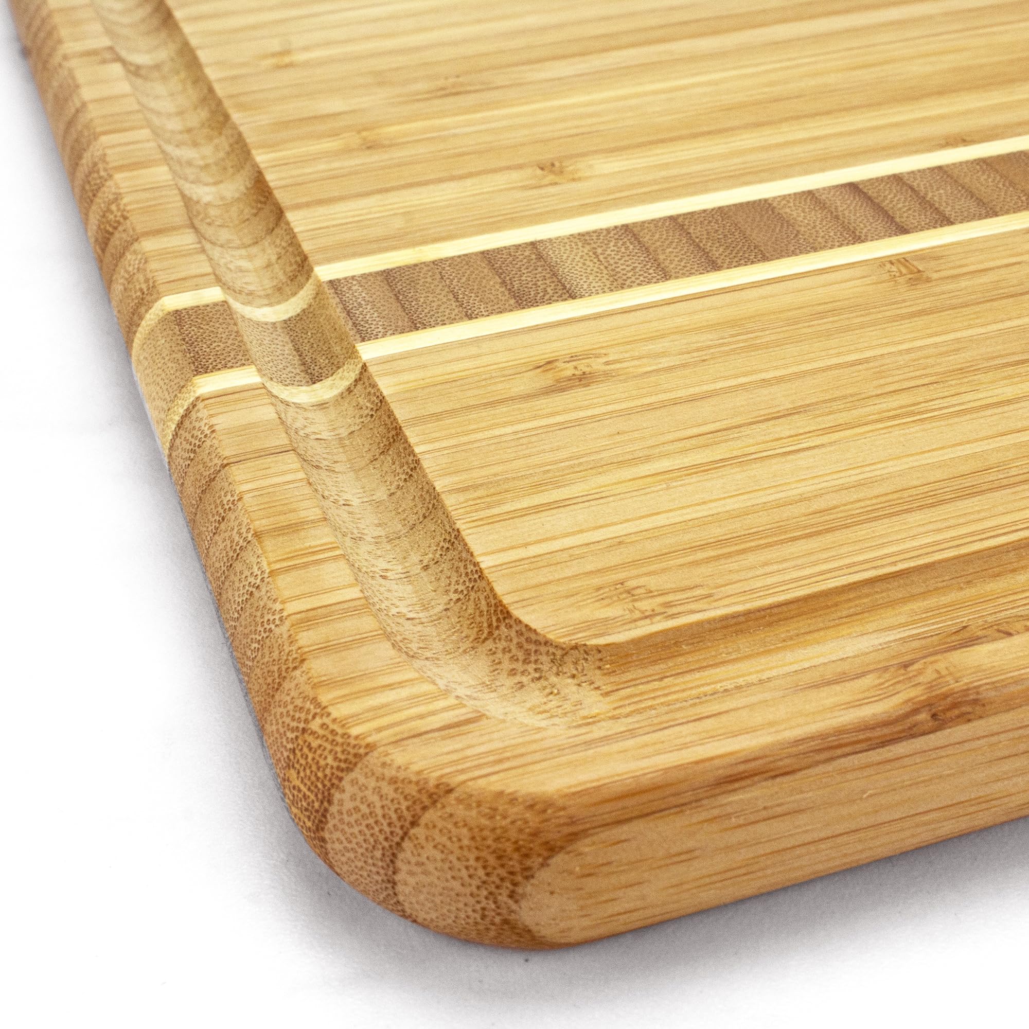 Totally Bamboo 20-5/8" x 12-1/2" Dominica Large Cutting Board with Juice Groove