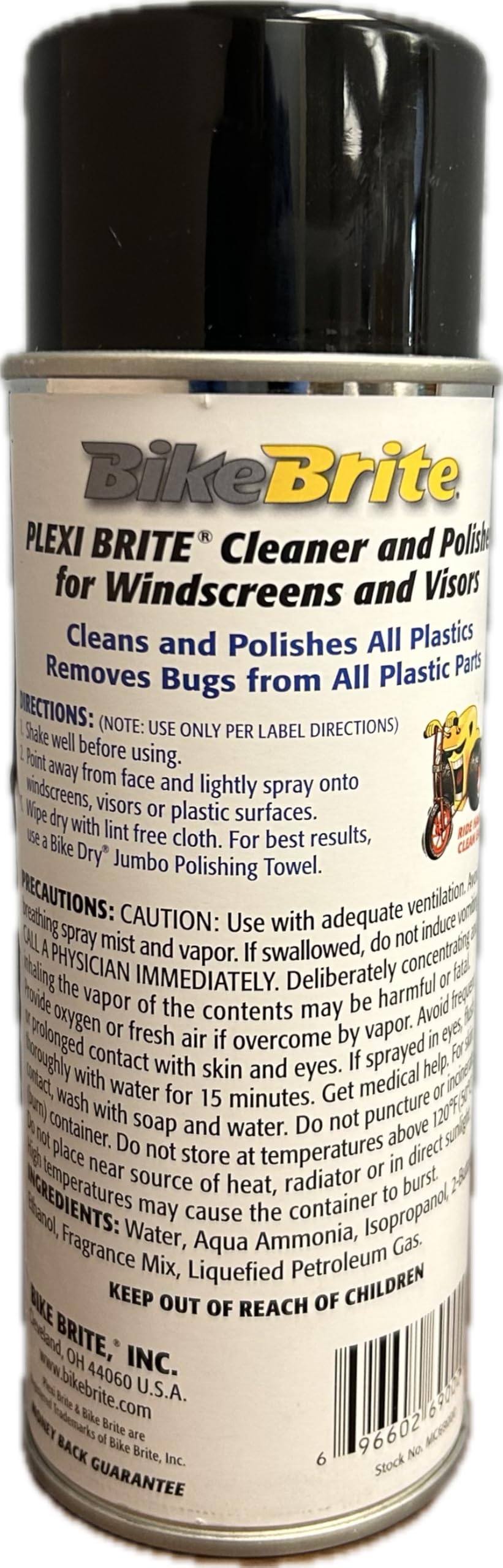 Bike Brite MC69000 Clear Plastic Cleaner/Polisher, 14 fl. oz.