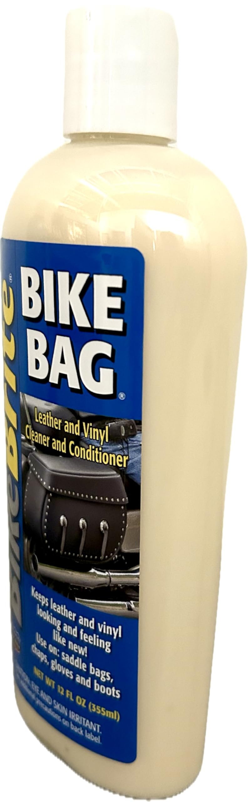 Bike Brite MC00048 Bike Bag Leather and Vinyl Cleaner and Conditioner - 12 fl. oz, Beige