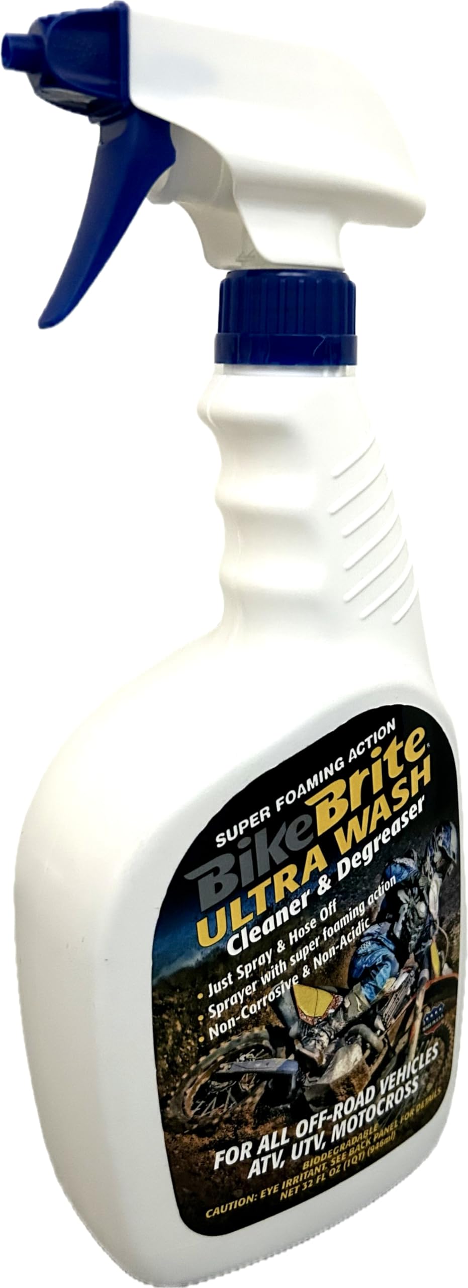 Bike Brite MC44U Ultra Wash Cleaner and Degreaser for Off Road Vehicles, 32 fl. oz. , Blue
