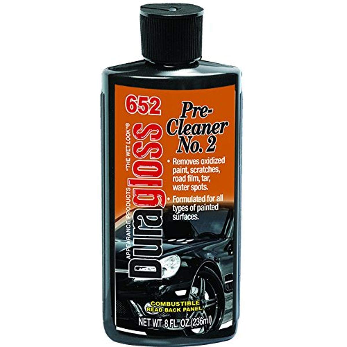 Duragloss 652 Pre-Cleaner - 8 oz. Pack of 1
