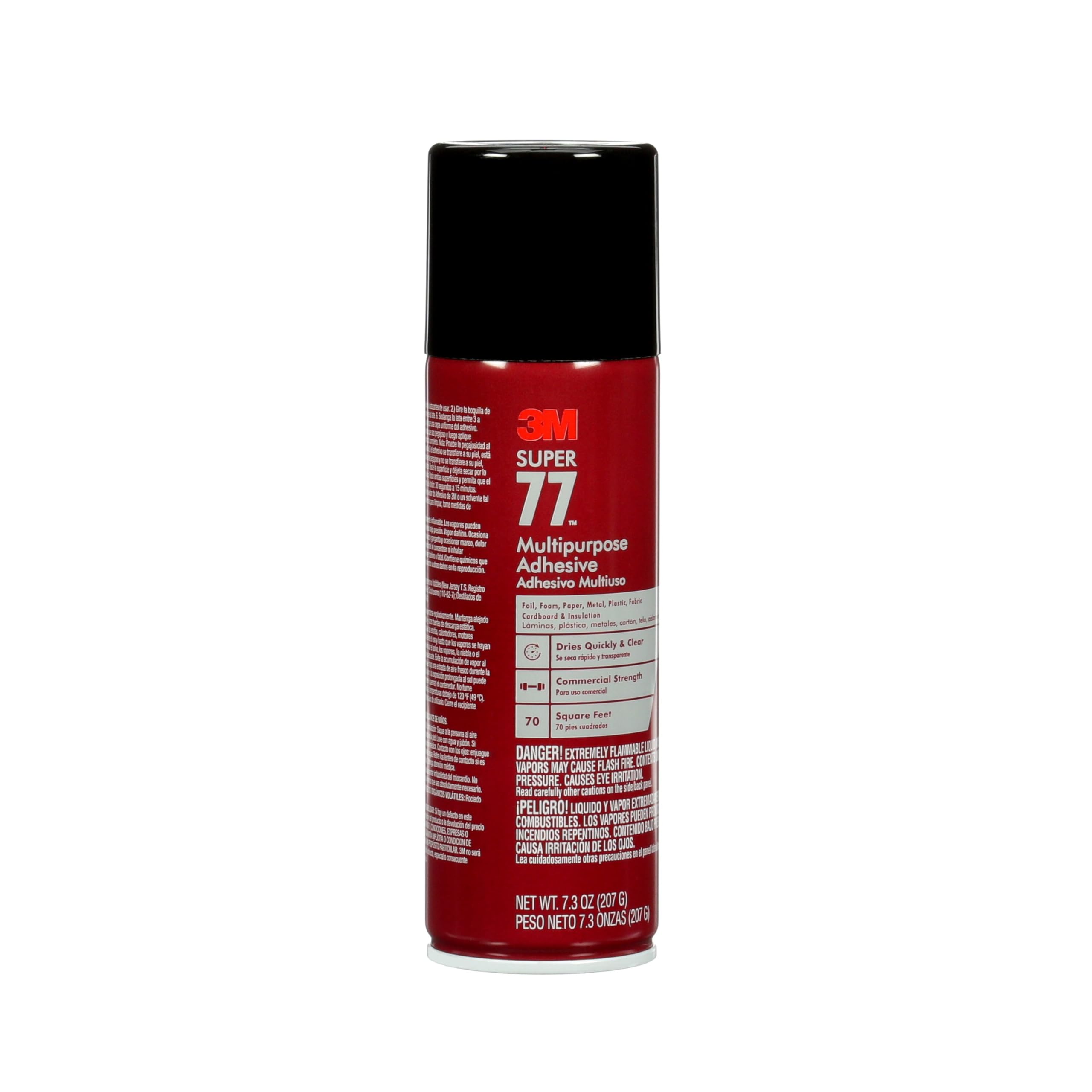 3M Super 77 Multipurpose Spray Adhesive, 7.3 oz.
