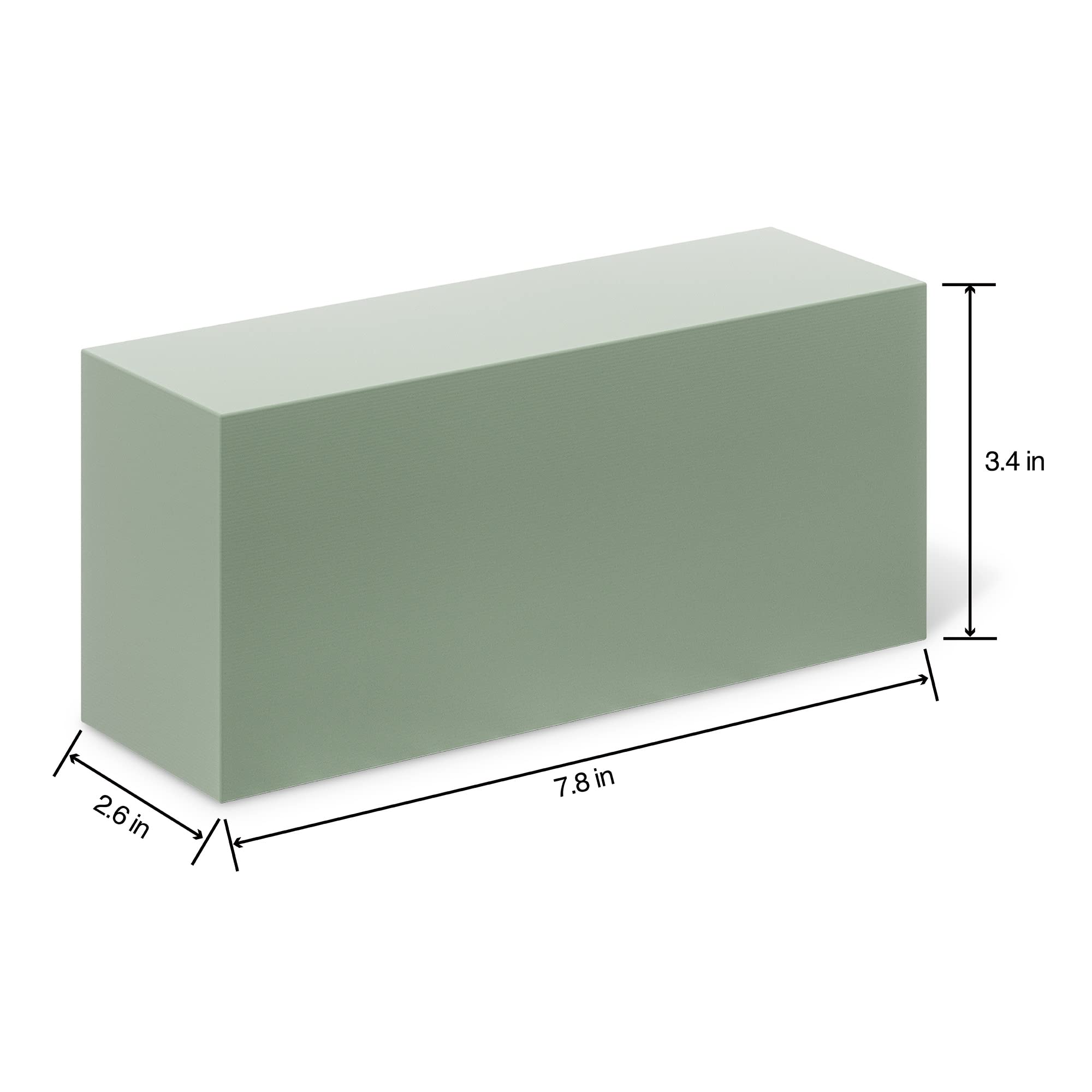 FloraCraft Floral Desert DryFōM 2 Piece Brick 2.6 Inch x 3.4 Inch x 7.8 Inch Green