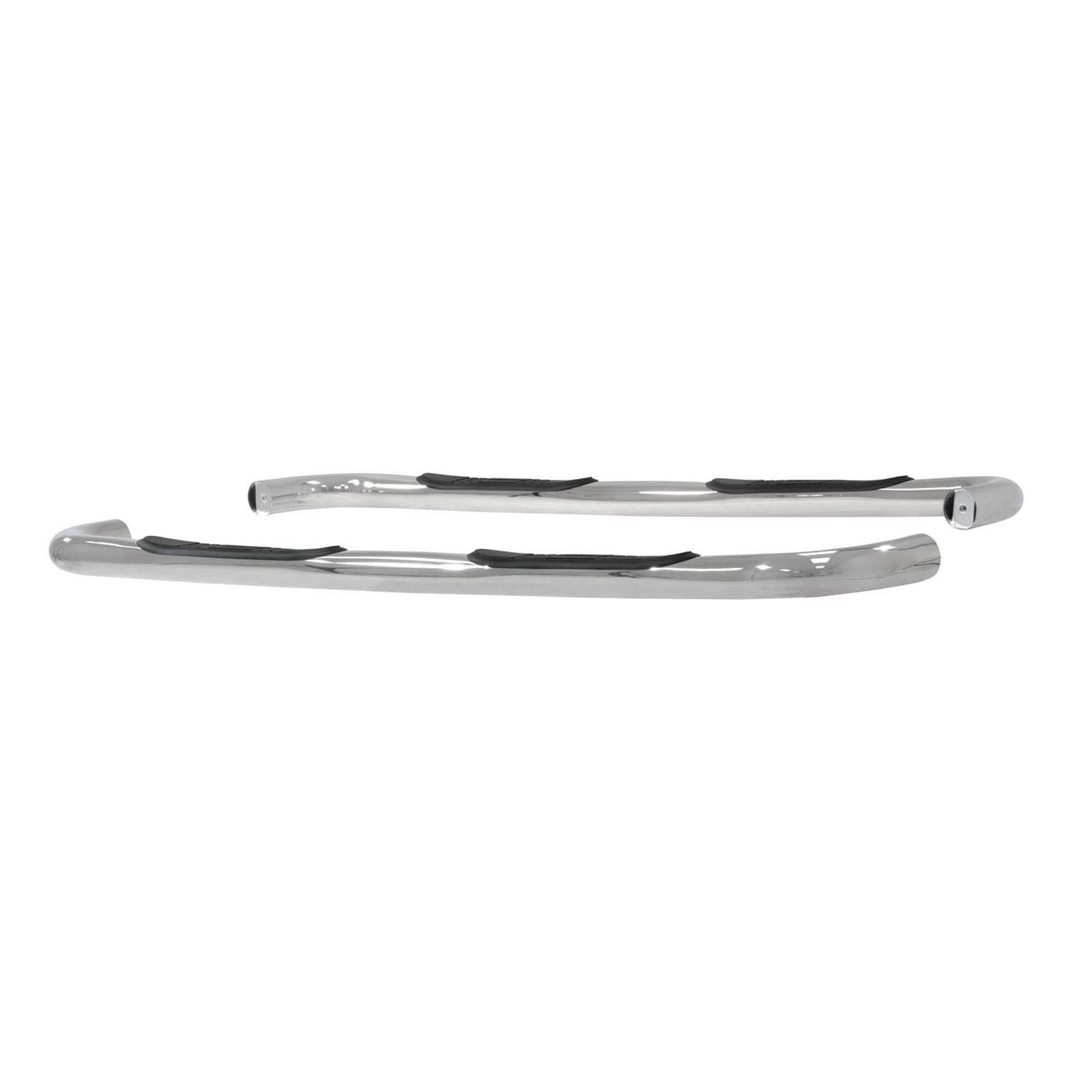 ARIES 204001-2 3-Inch Round Polished Stainless Steel Nerf Bars, No-Drill, Select Chevrolet, GMC C, K