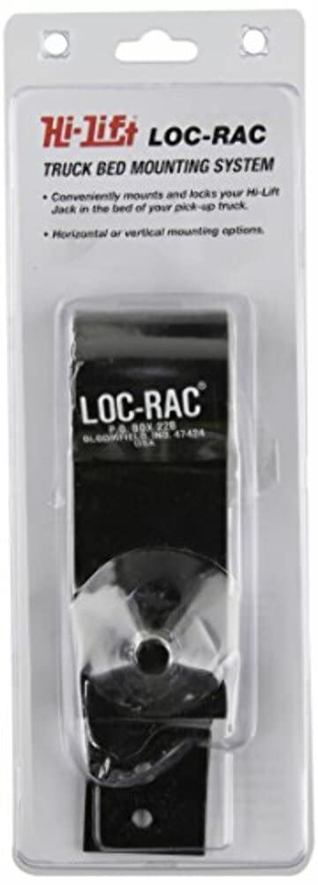Hi-Lift Jack LR-200 Loc-Rac Jack Truck Bed Mounting System , Black