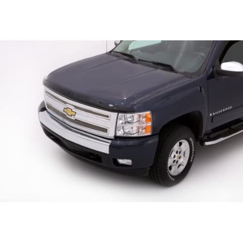 Auto Ventshade [AVS] Bugflector/Hood Shield | Dark Smoke | 23850 | Fits 2007-2013 GMC Sierra 1500, 2007-2010 Sierra 2500HD & 3500HD
