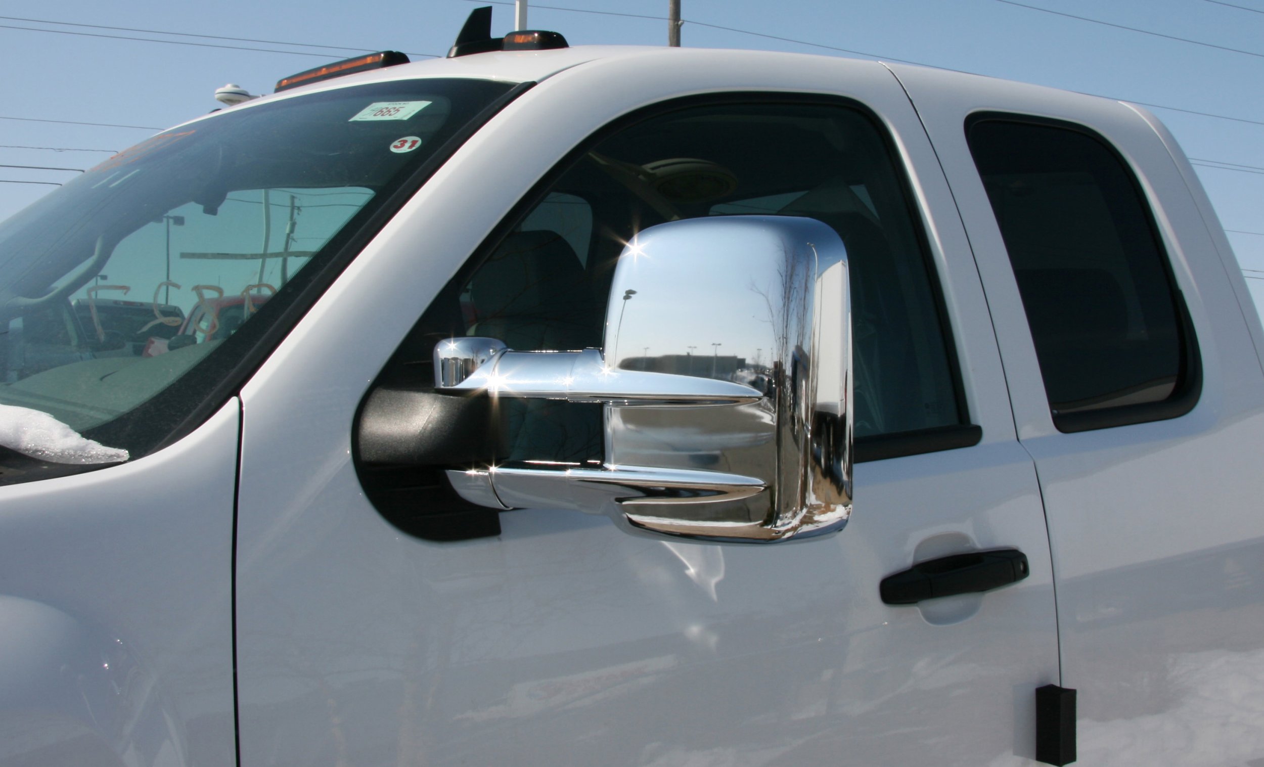 Putco 03-15 Chevrolet Silv - Towing Mirrors (w/o Turn Signals or Camera Sensors) Mirror Covers