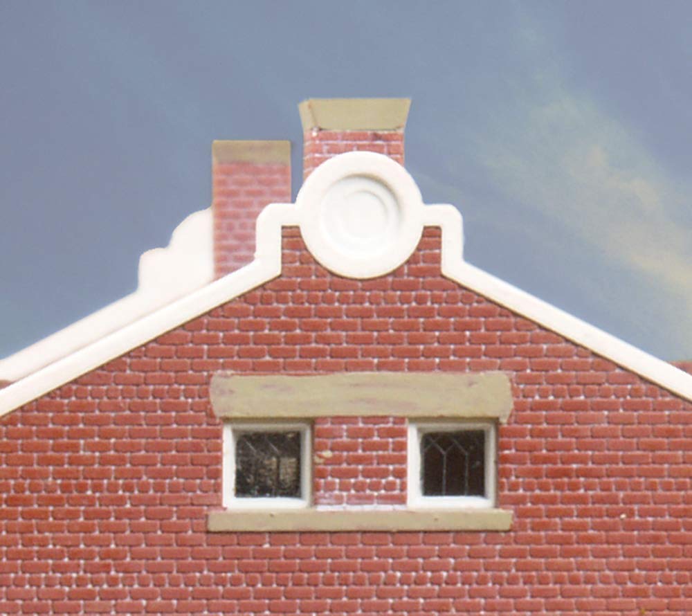 Walthers Cornerstone Series® N Scale Santa Fe-Style Brick Depot 6-3/4 x 3-7/8 x 2-1/4"
