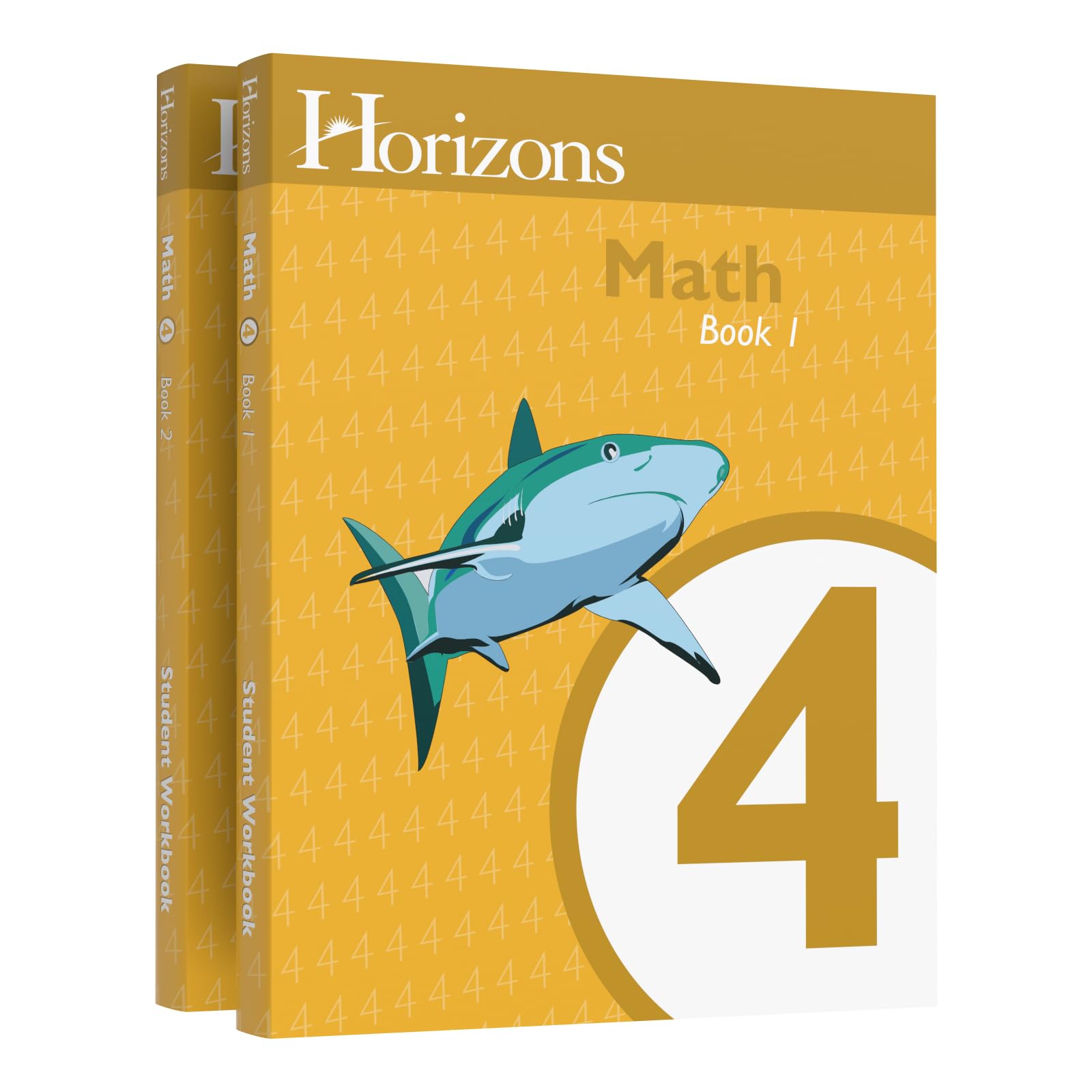 Horizons Math 4 SET of 2 Student Workbooks 4-1 and 4-2