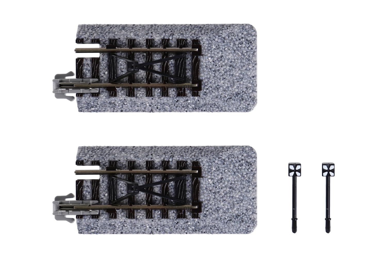 KATO 20-048 N Gauge Car Stop Track C, 2.0 inches (50 mm), Pack of 2