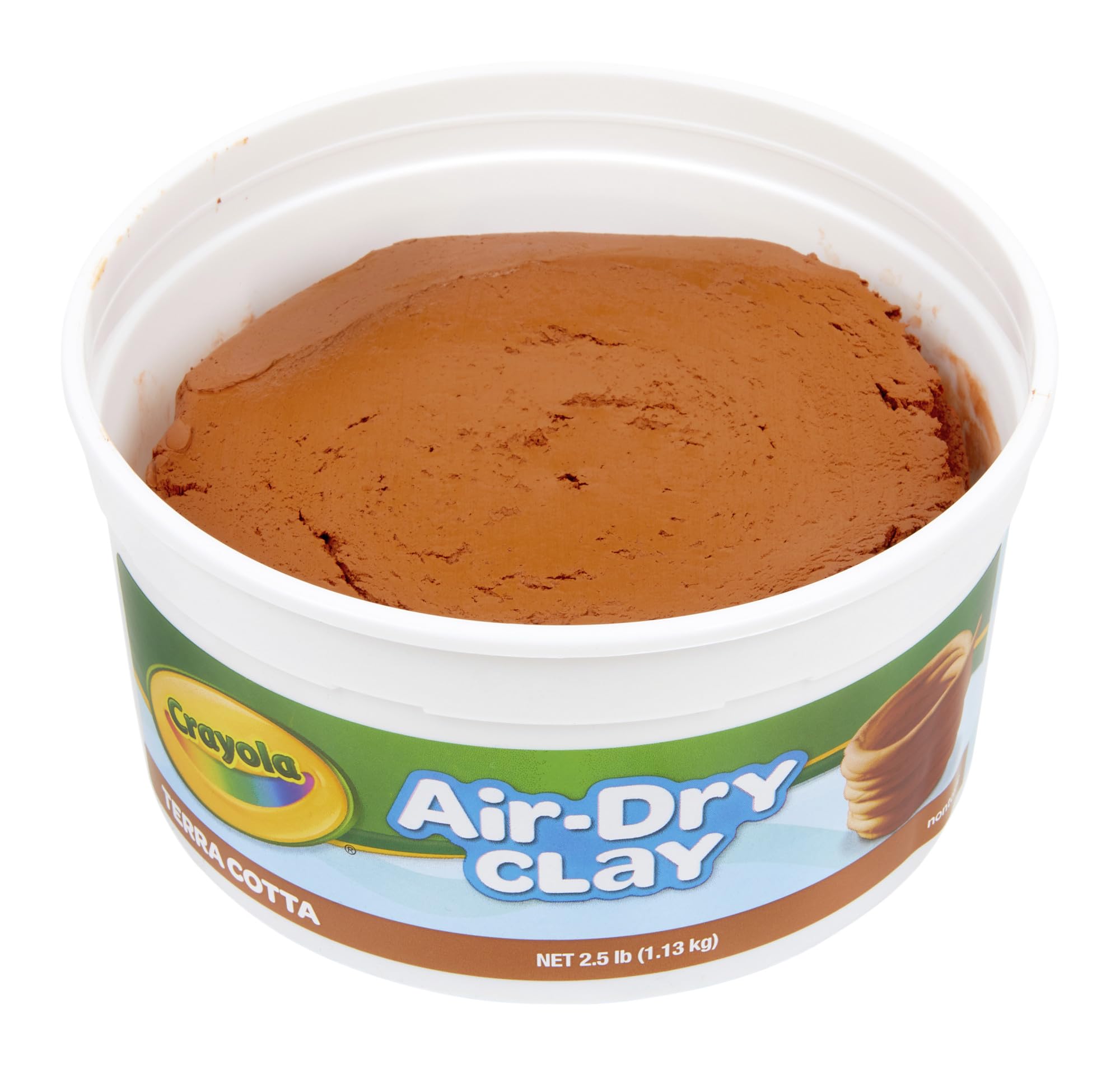 Crayola Air Dry Clay, Terra Cotta, 2.5 Lb Per Pack