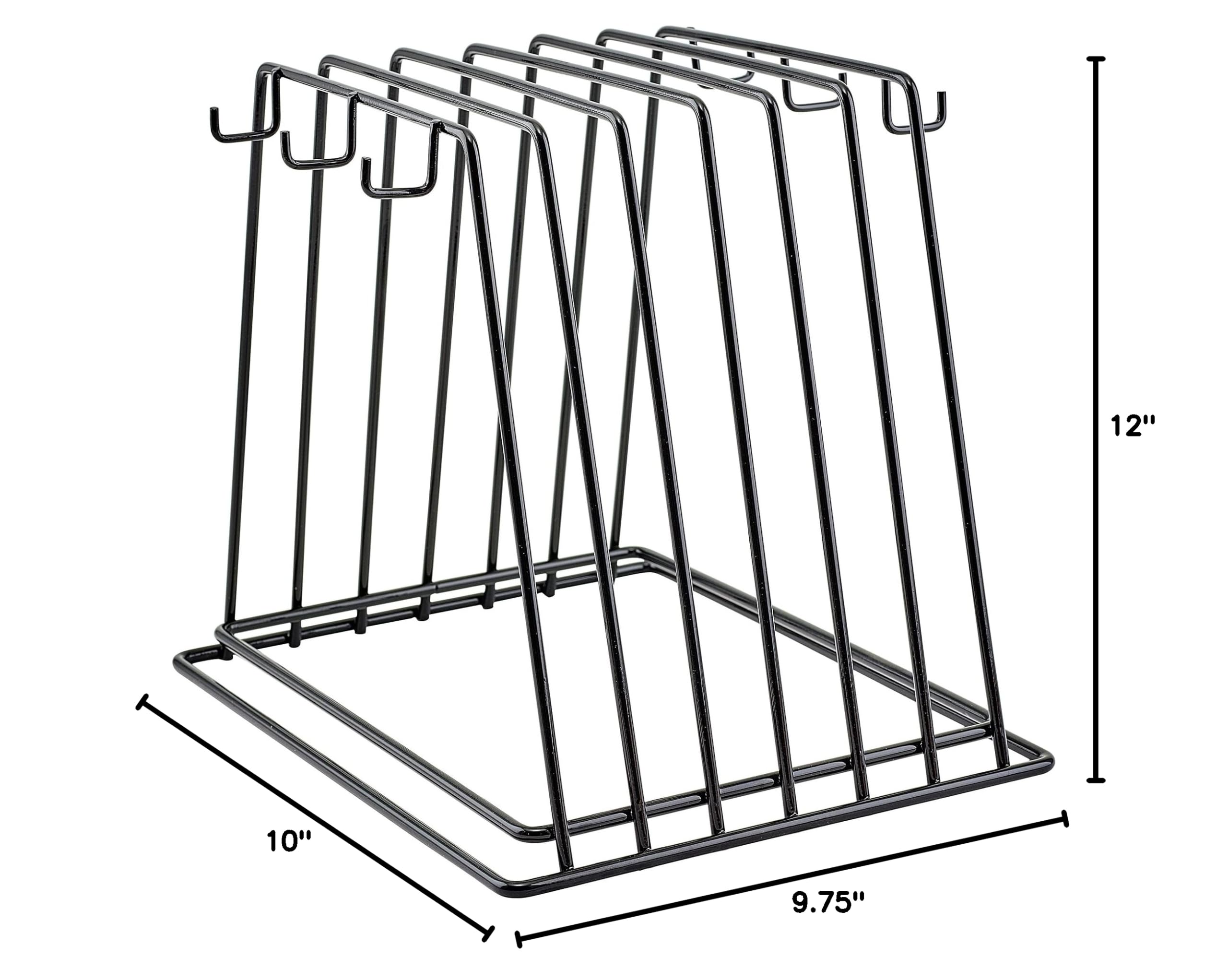 Winco 6-Slot Cutting Board Rack, Vinyl Coated