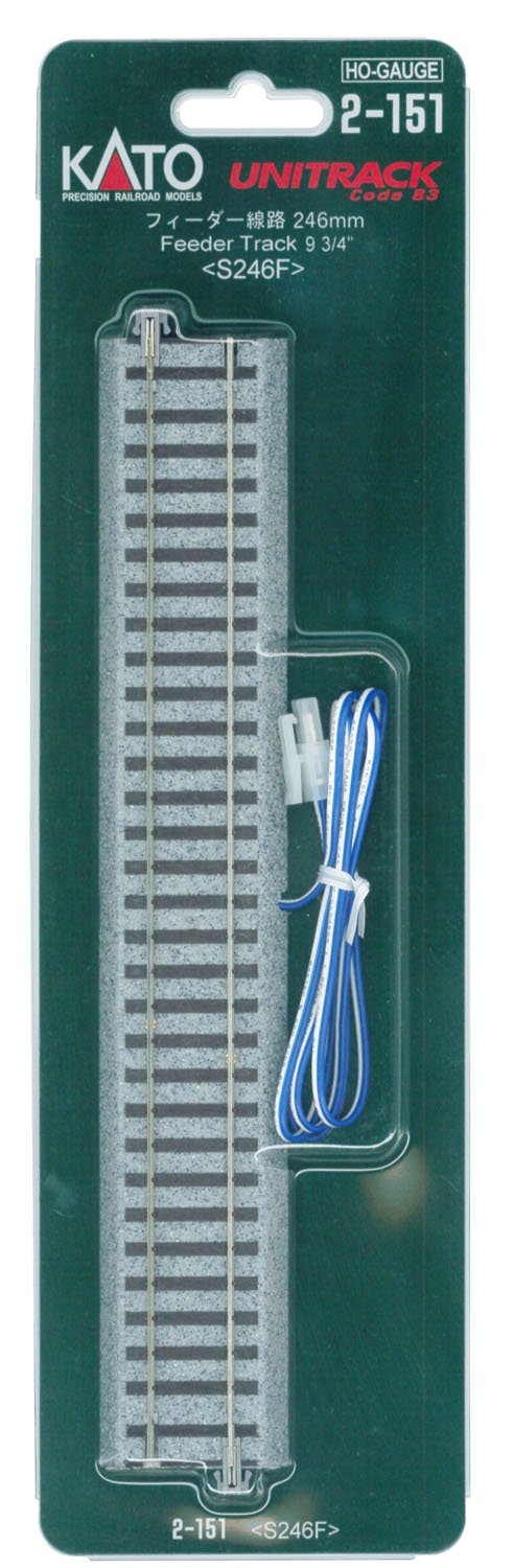 Kato 2-151 Ho 246Mm Feeder Straight Track